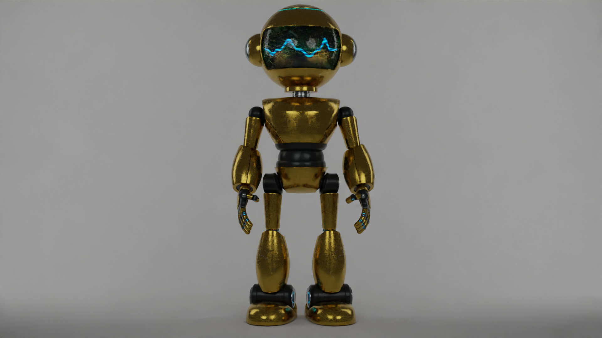 New Modern Robot V3 - 3D Model by clickdamn