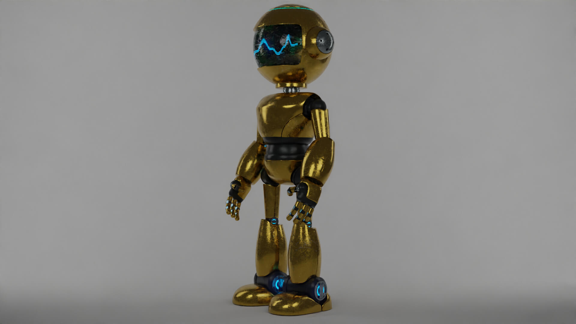 New Modern Robot V3 - 3D Model by clickdamn
