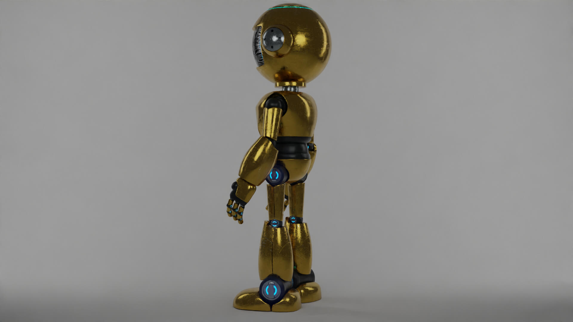 New Modern Robot V3 - 3D Model by clickdamn