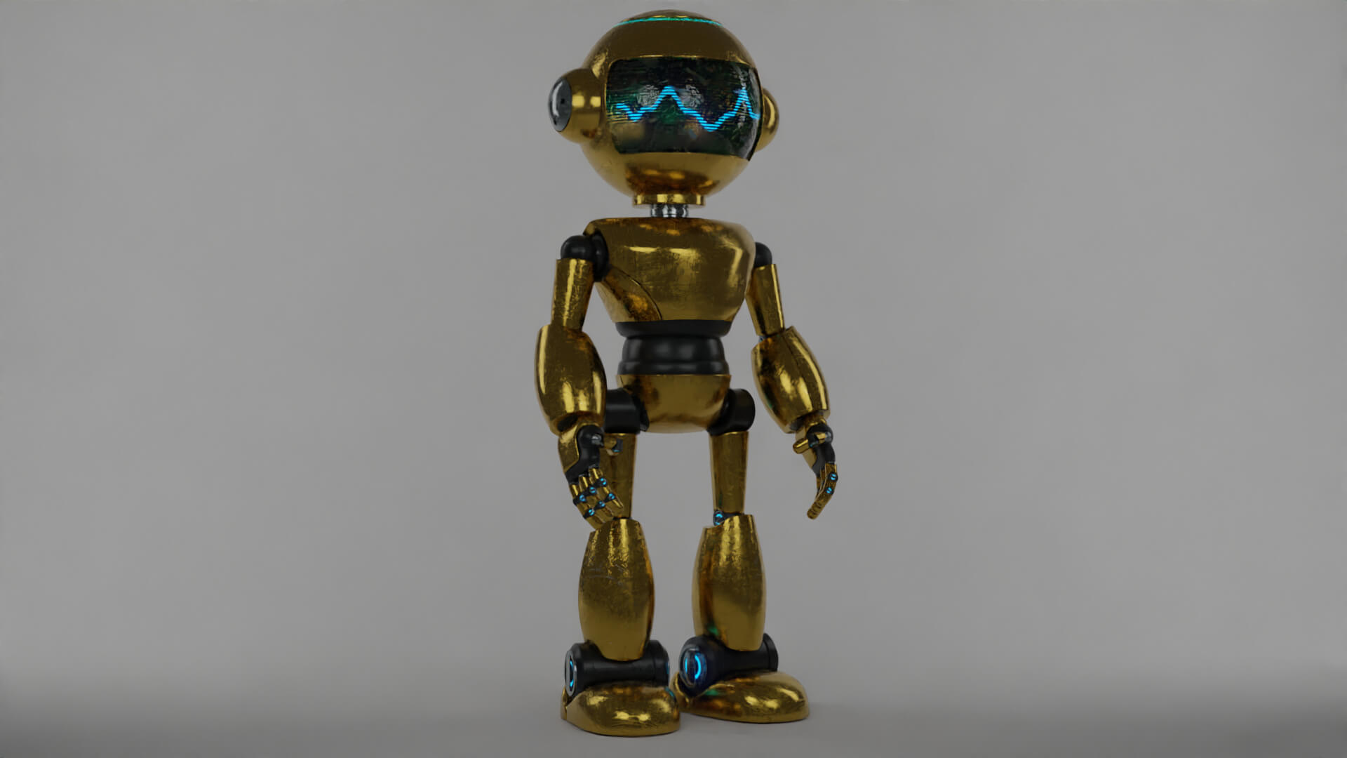 New Modern Robot V3 - 3D Model by clickdamn
