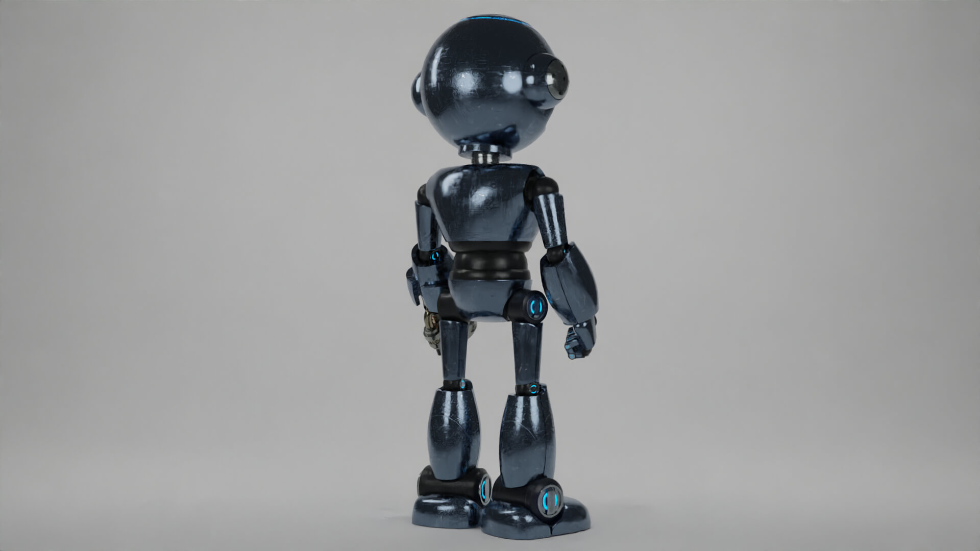 New Modern Robot - 3D Model by clickdamn