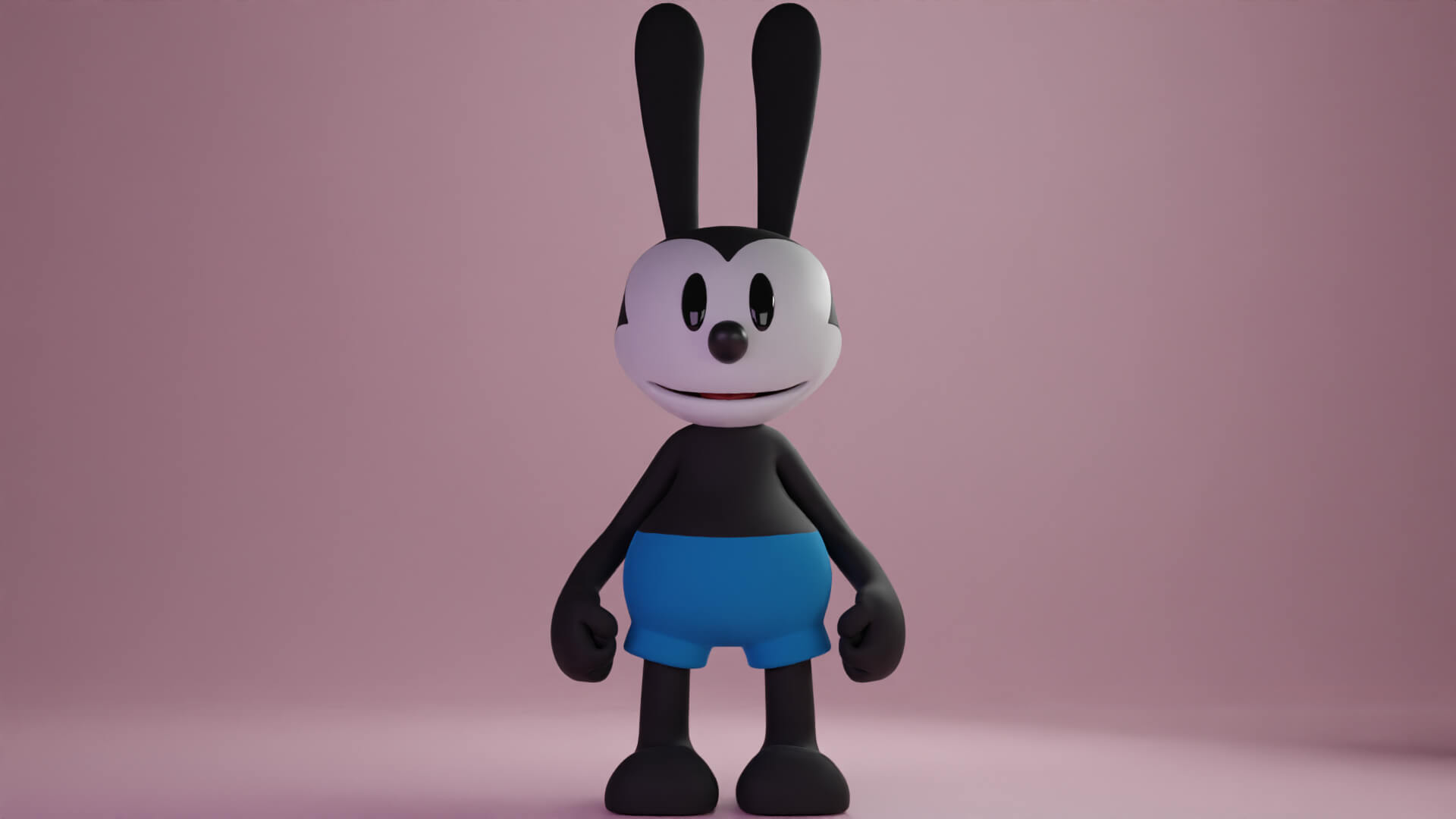 Oswald The Rabbit - 3D Model by clickdamn