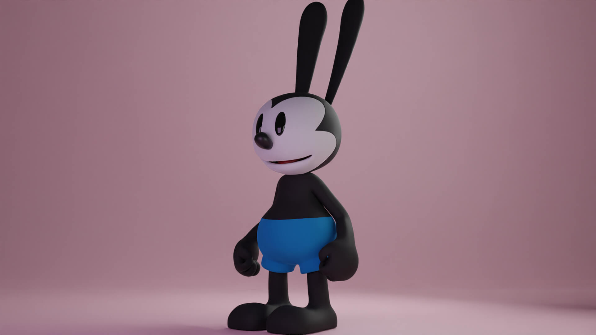 Oswald The Rabbit - 3D Model by clickdamn