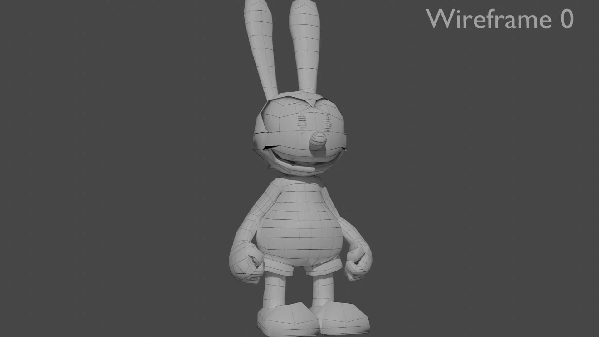 Oswald The Rabbit - 3D Model by clickdamn