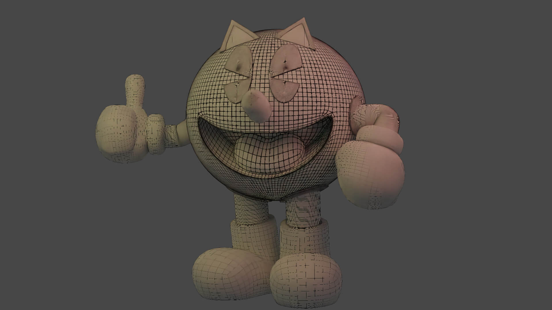Pacman - 3D Model by clickdamn