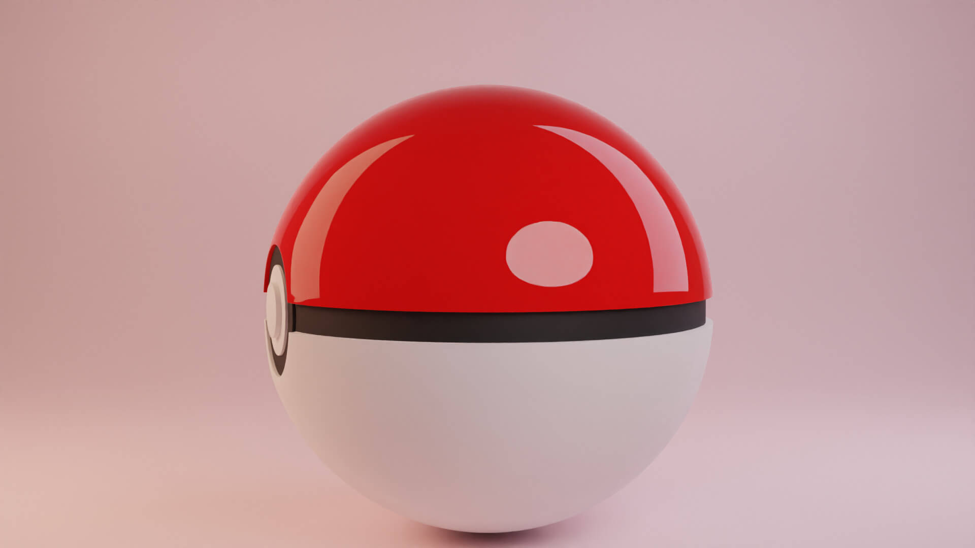 Pokeball From Pokemon - 3D Model by clickdamn