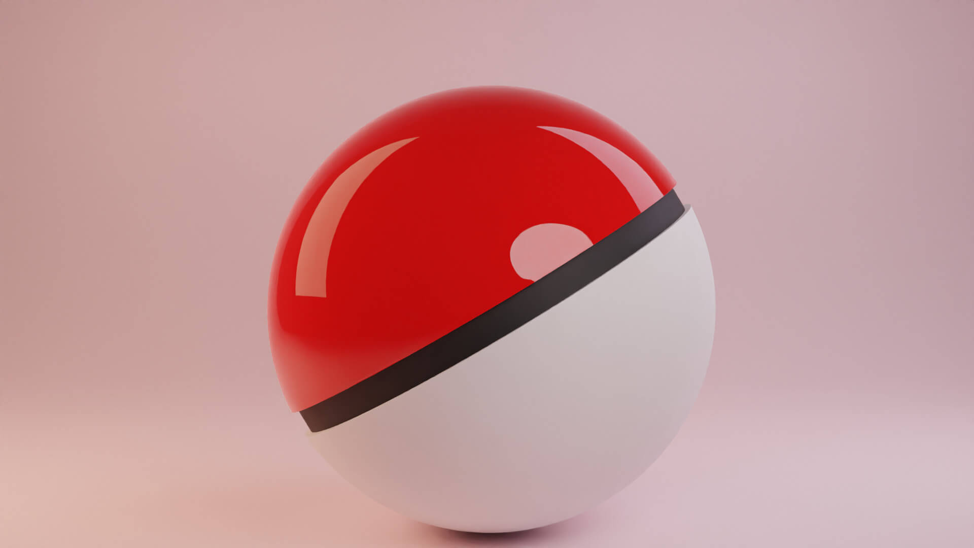 Pokeball From Pokemon - 3D Model by clickdamn