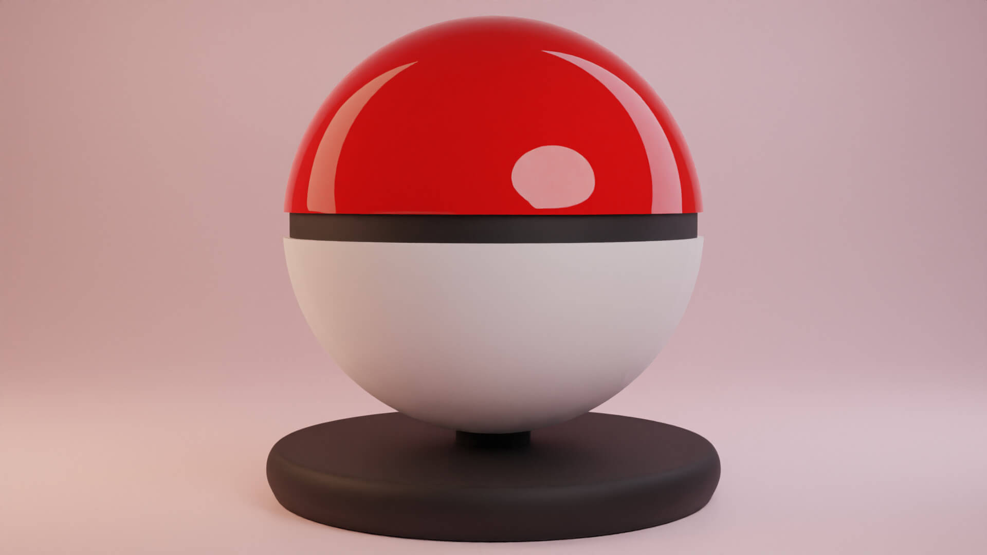 Pokeball From Pokemon - 3D Model by clickdamn