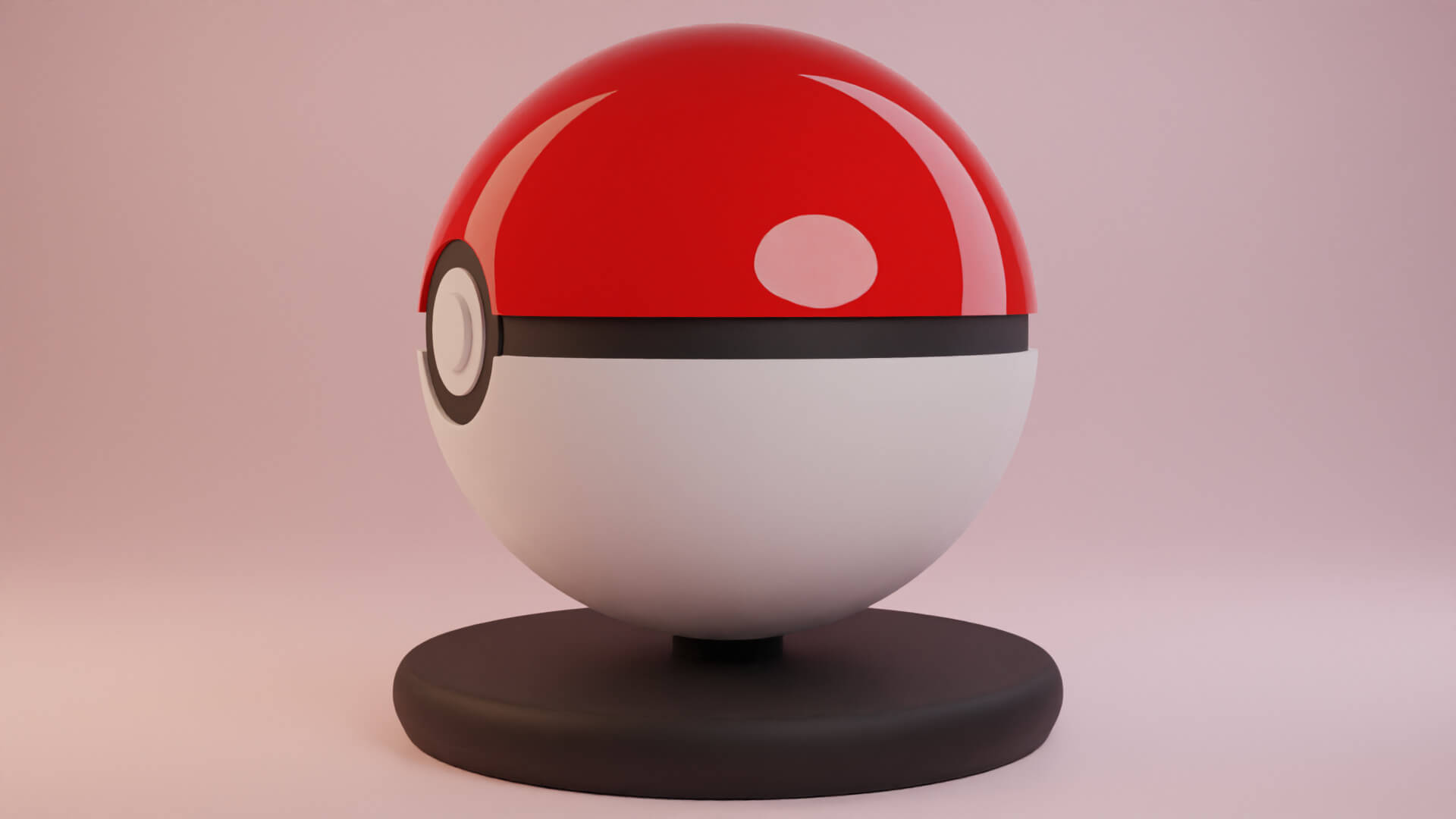 Pokeball From Pokemon - 3D Model by clickdamn