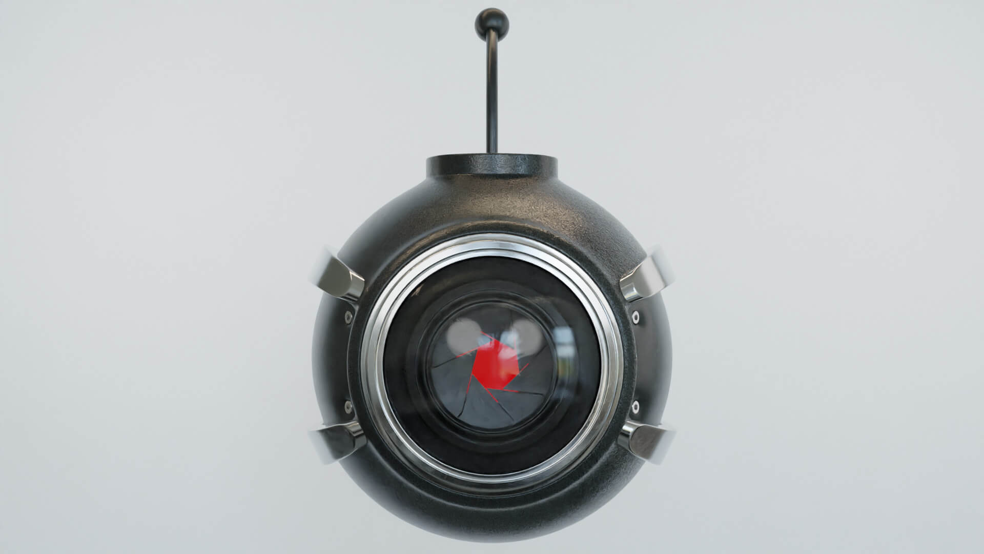 Robot: Sphere Eye - 3D Model by clickdamn