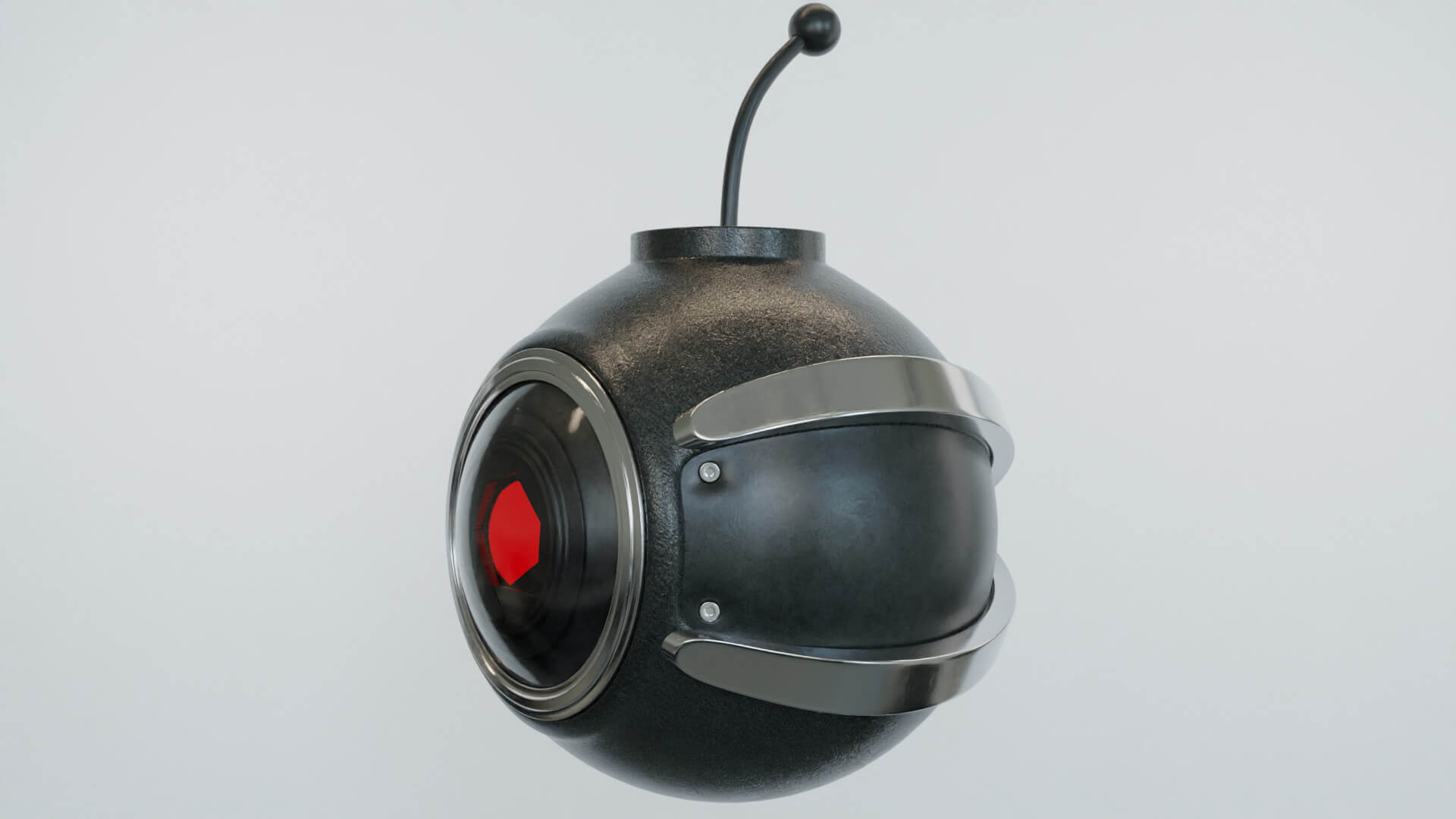 Robot: Sphere Eye - 3D Model by clickdamn