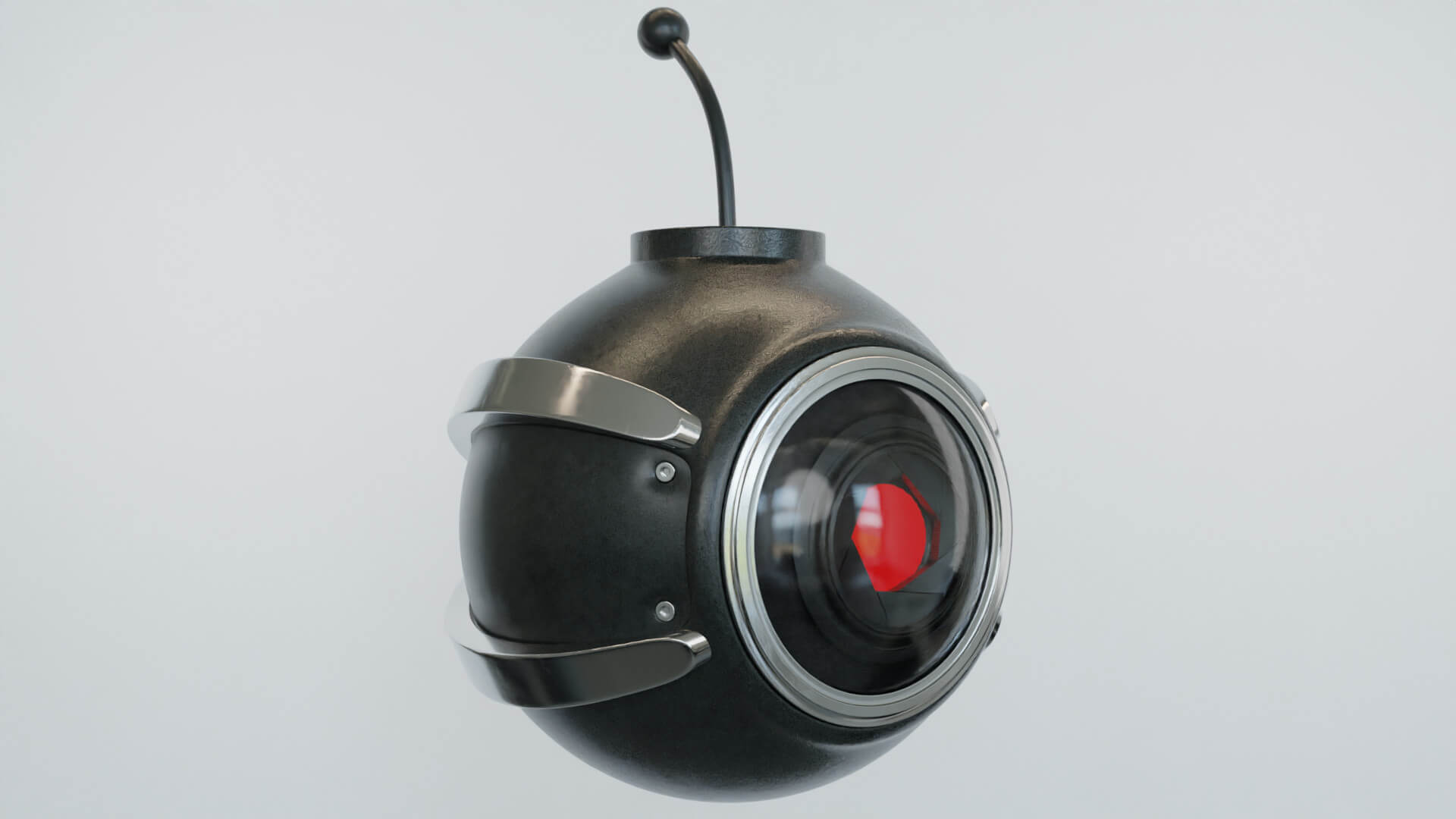Robot: Sphere Eye - 3D Model by clickdamn