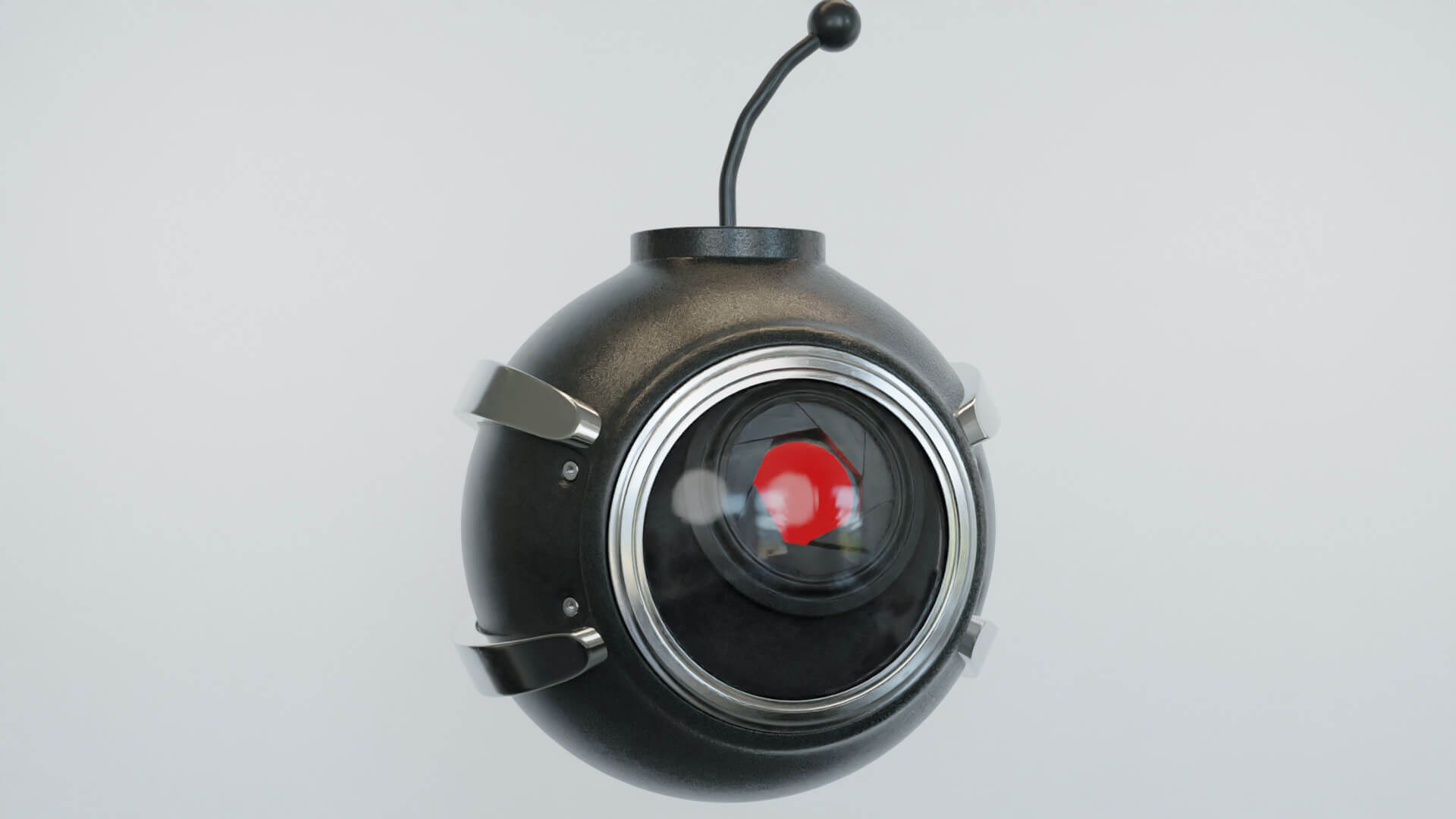 Robot: Sphere Eye - 3D Model by clickdamn