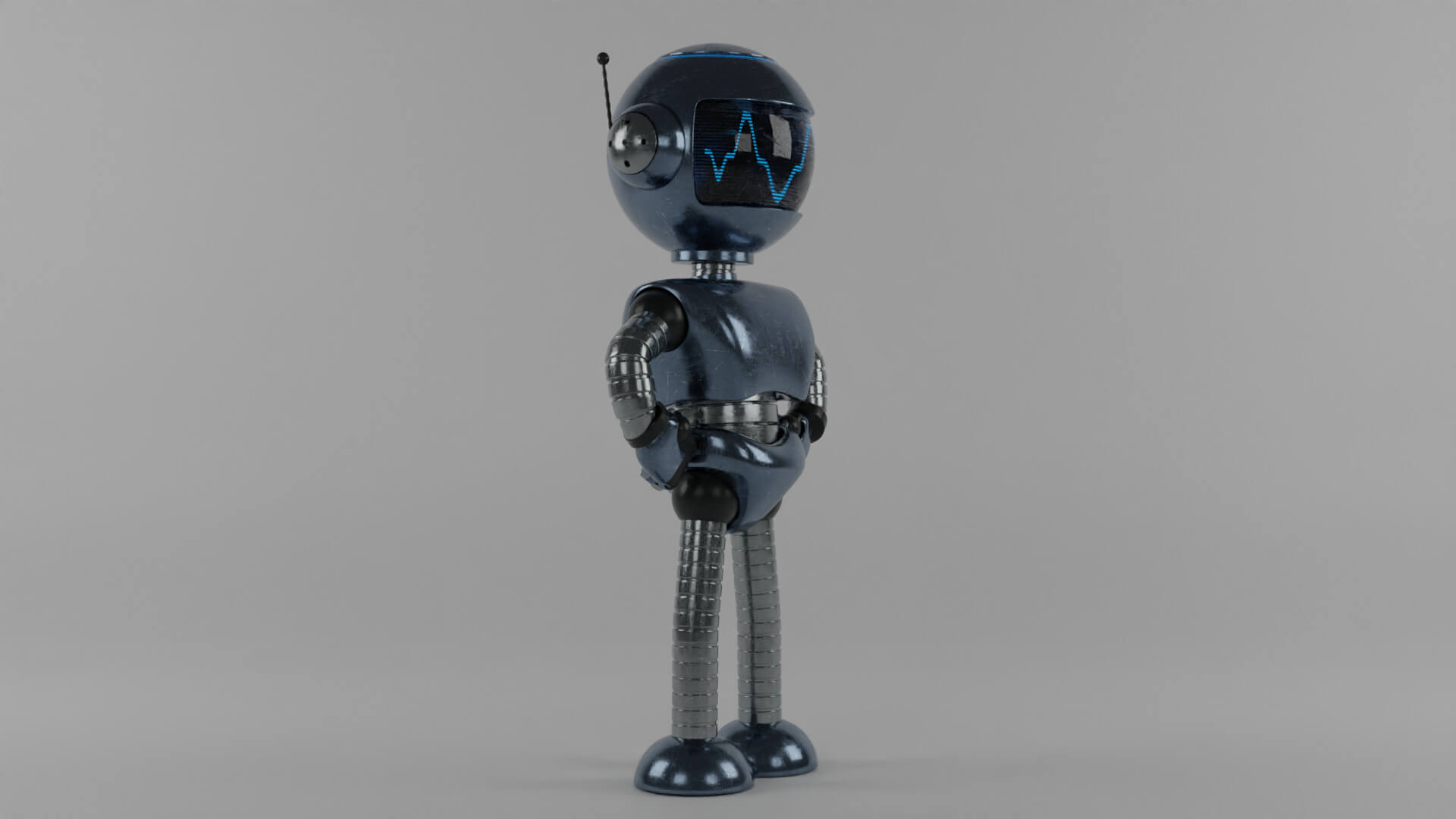 Robot: Simple - 3D Model by clickdamn