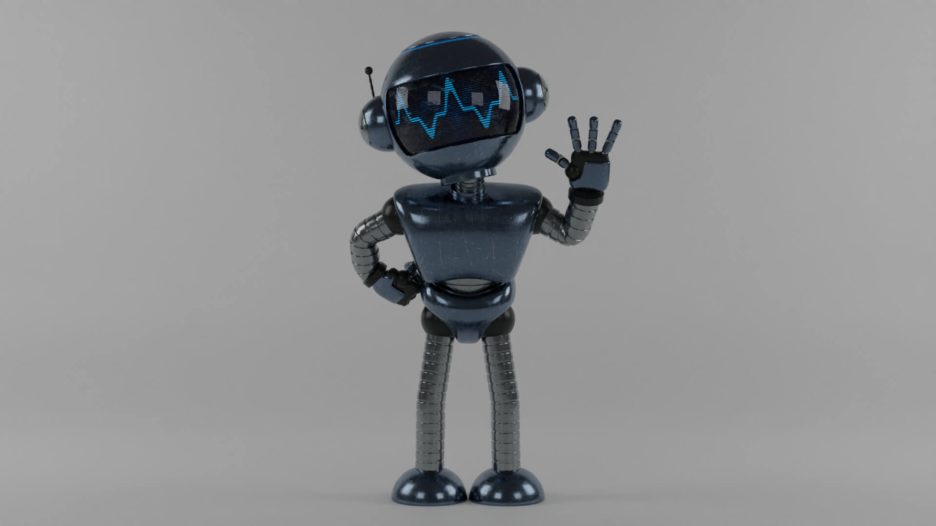Robot: Simple - 3D Model by clickdamn