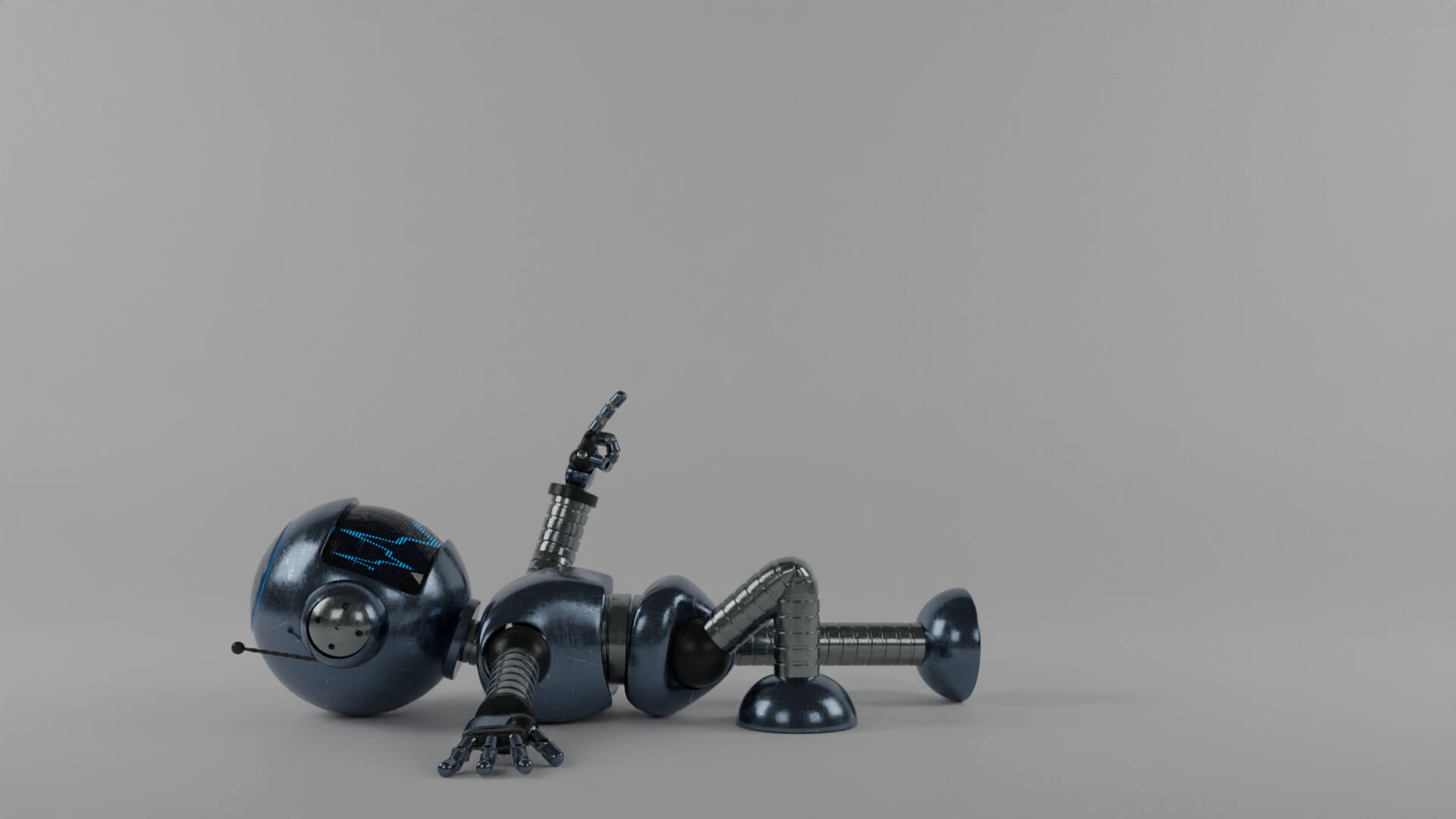 Robot: Simple - 3D Model by clickdamn