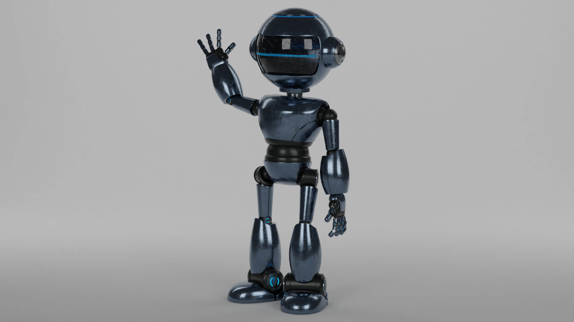 Robot: Version Two - 3D Model by clickdamn