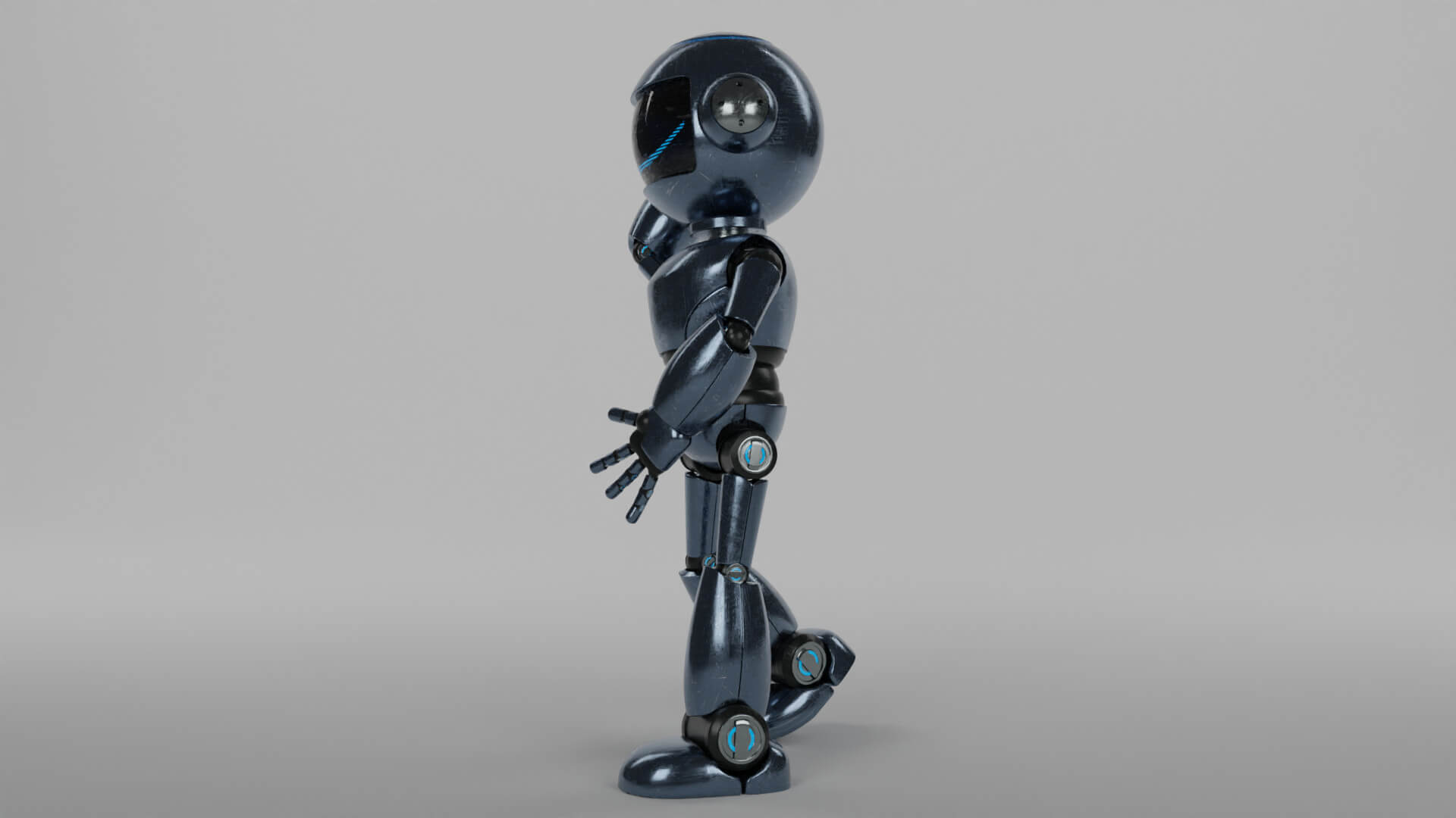 Robot: Version Two - 3D Model by clickdamn
