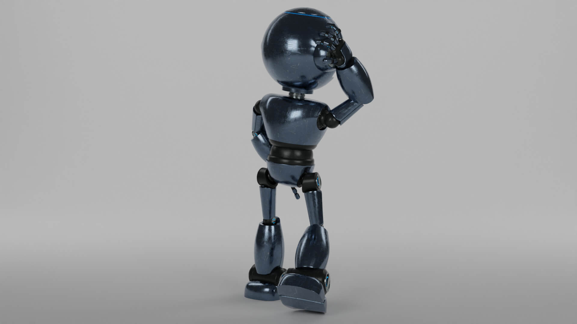 Robot: Version Two - 3D Model by clickdamn
