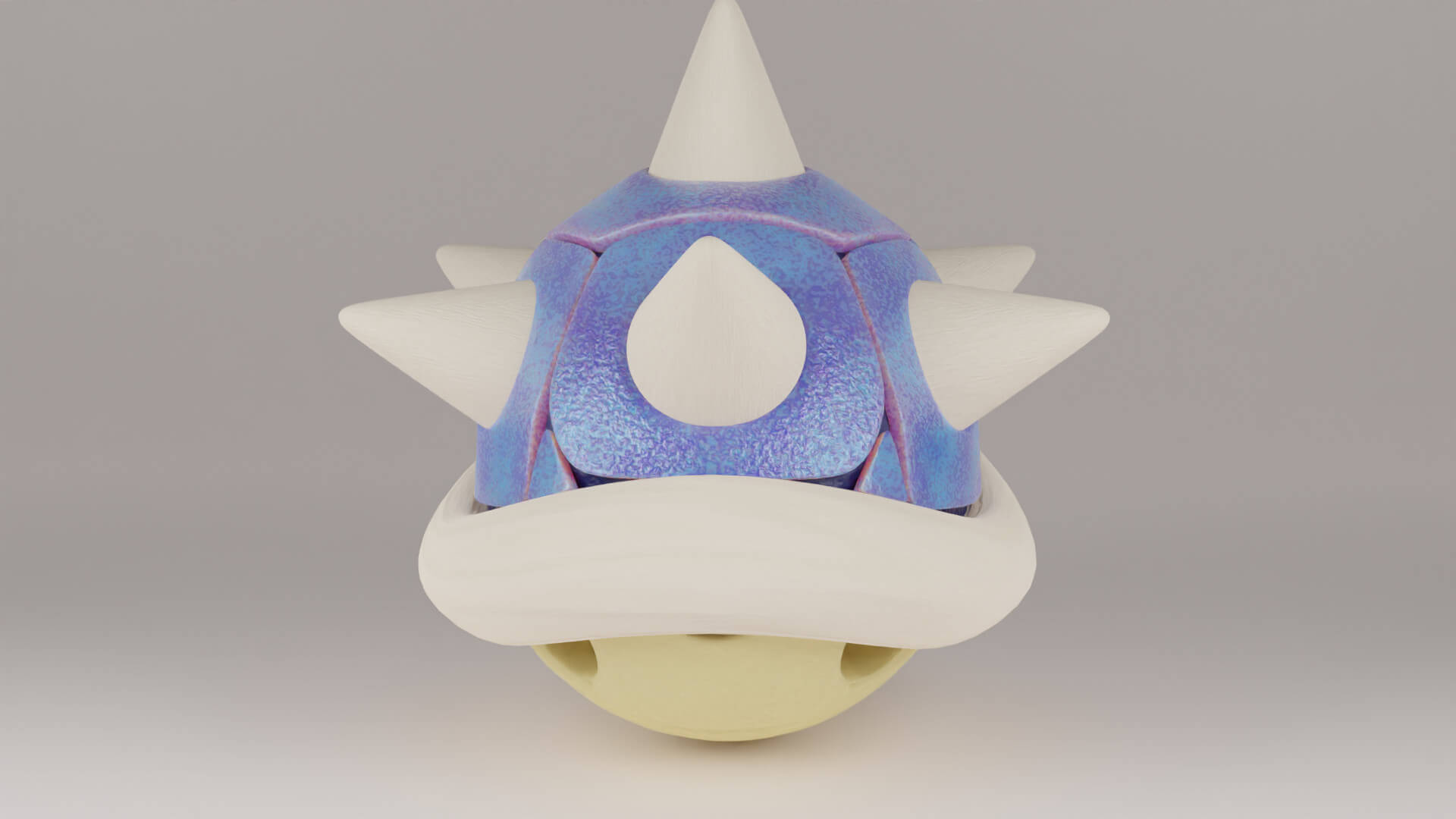 Shells and Spiny Shell - 3D Model by clickdamn