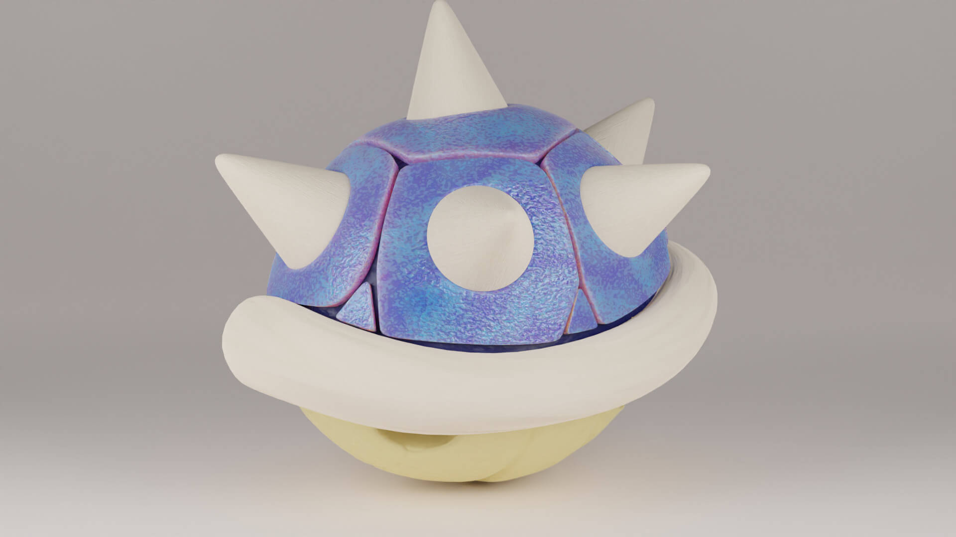 Shells and Blue Shell - 3D Model by clickdamn
