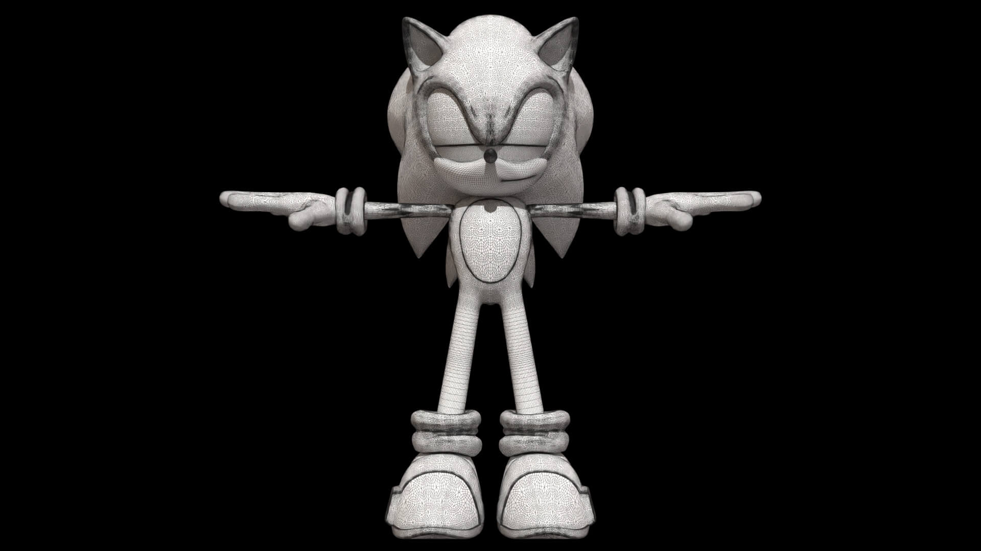Sonic The Hedgehog - 3D Model by clickdamn
