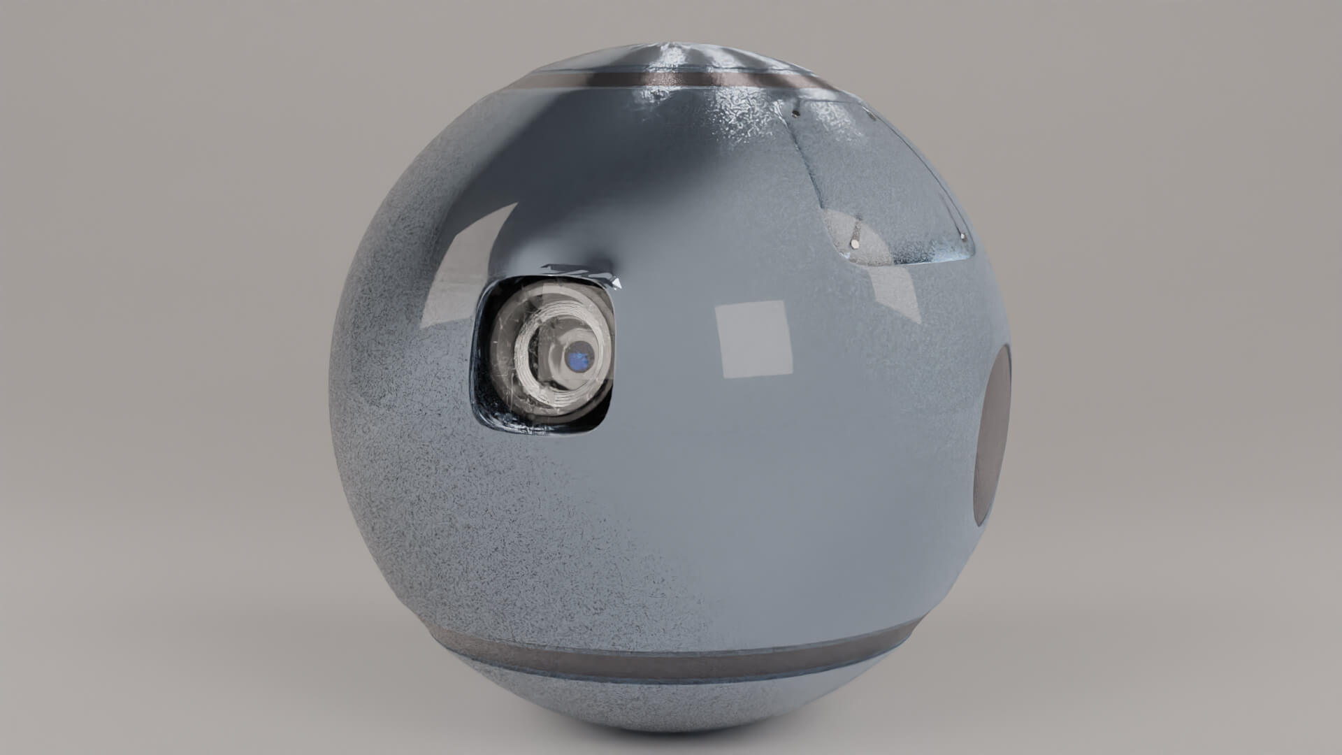 Spherical Robot - 3D Model by clickdamn