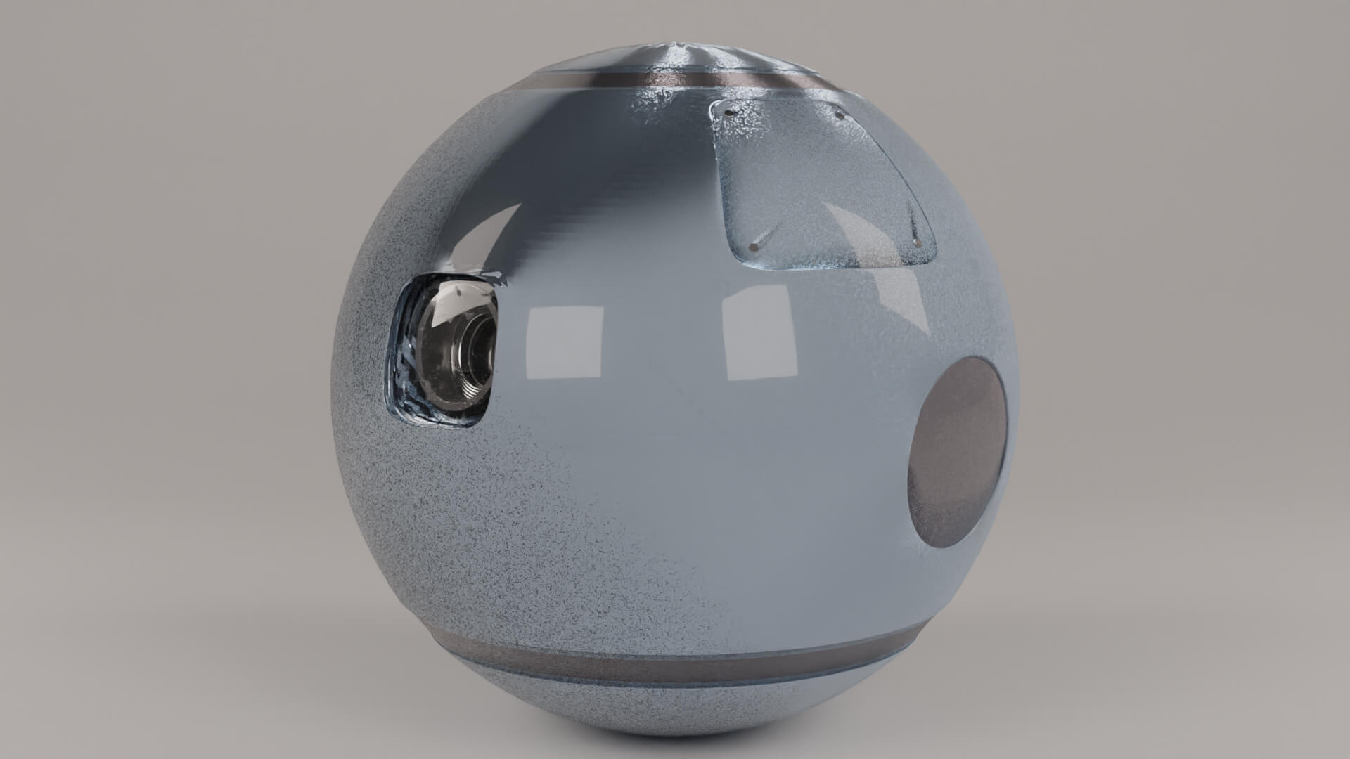 Spherical Robot - 3D Model by clickdamn