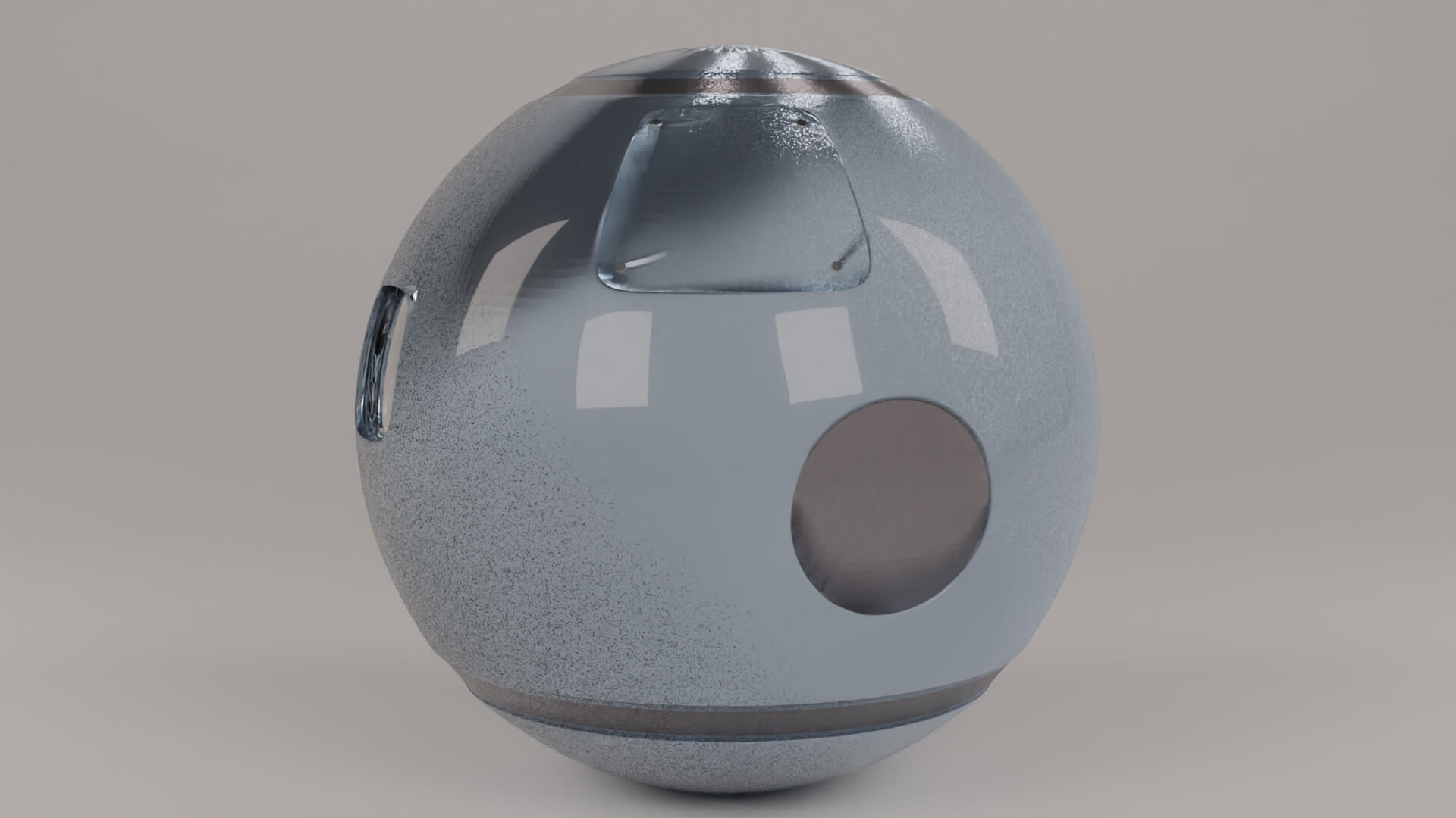 Spherical Robot - 3D Model by clickdamn
