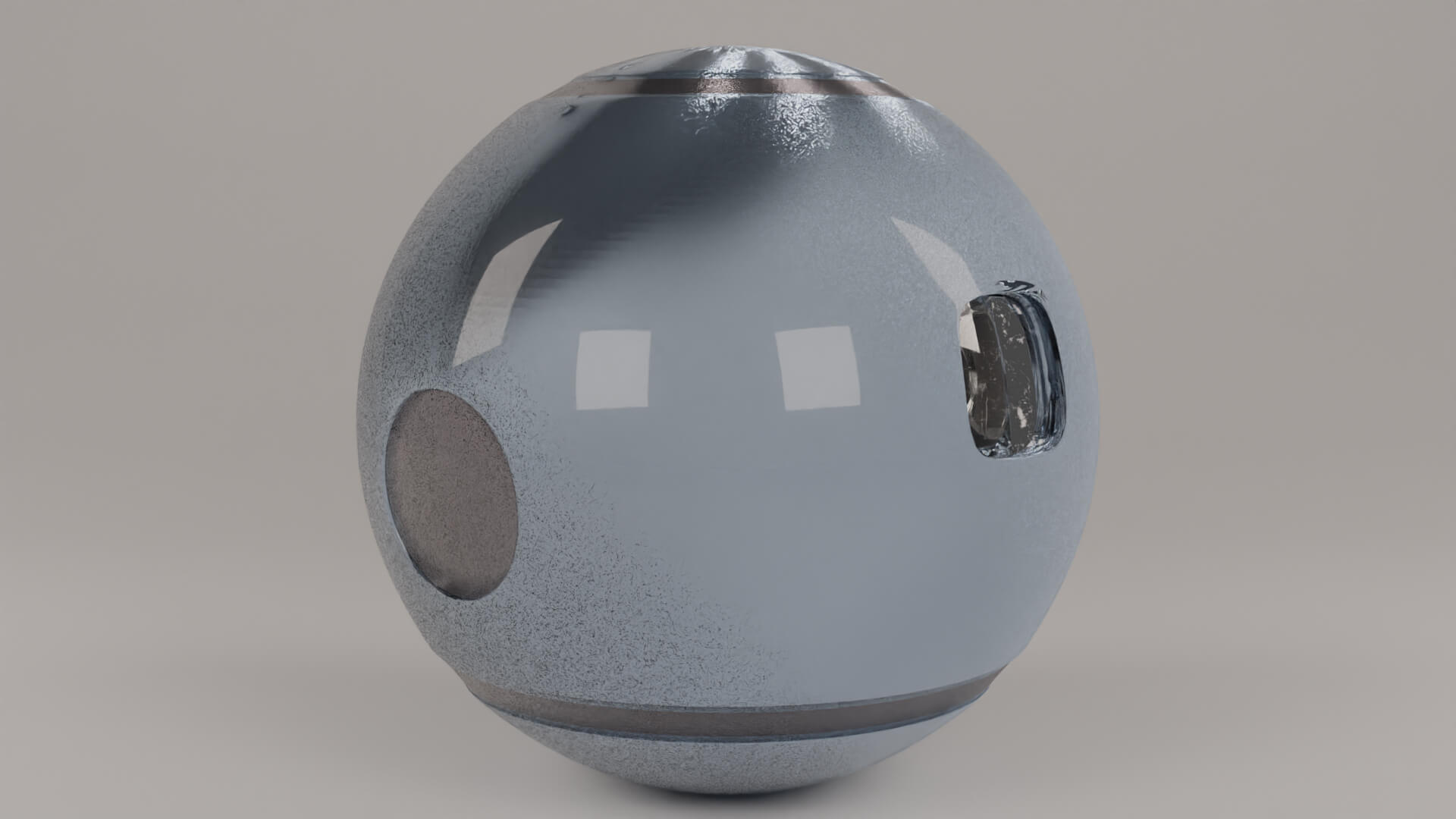 Spherical Robot - 3D Model by clickdamn