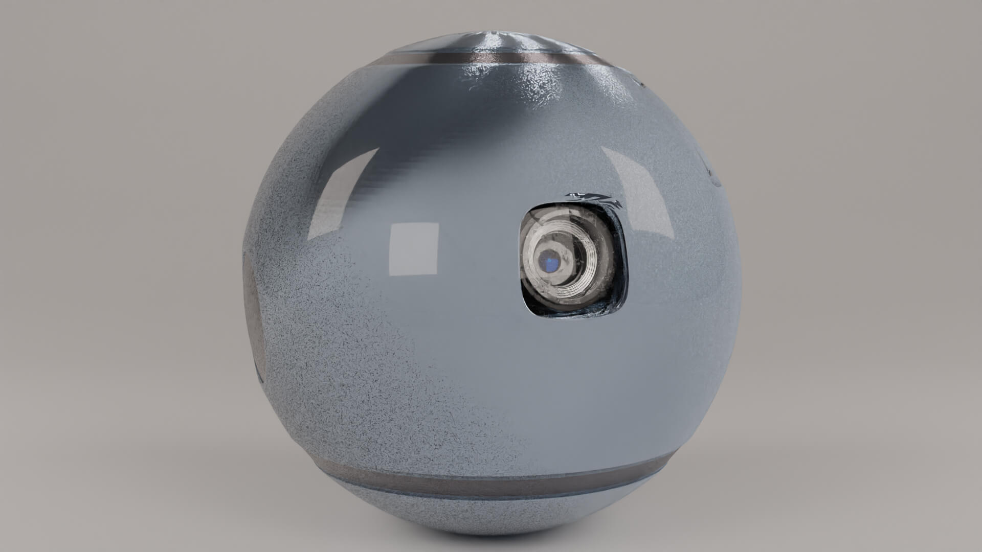 Spherical Robot - 3D Model by clickdamn