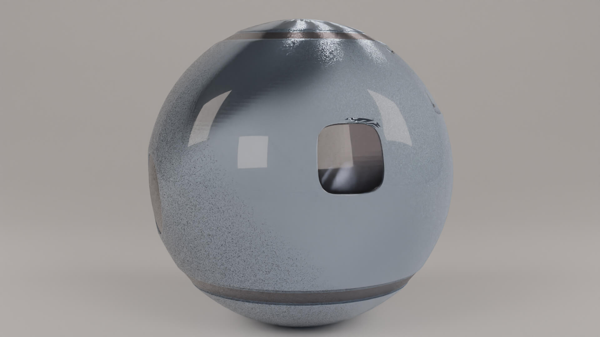 Spherical Robot - 3D Model by clickdamn