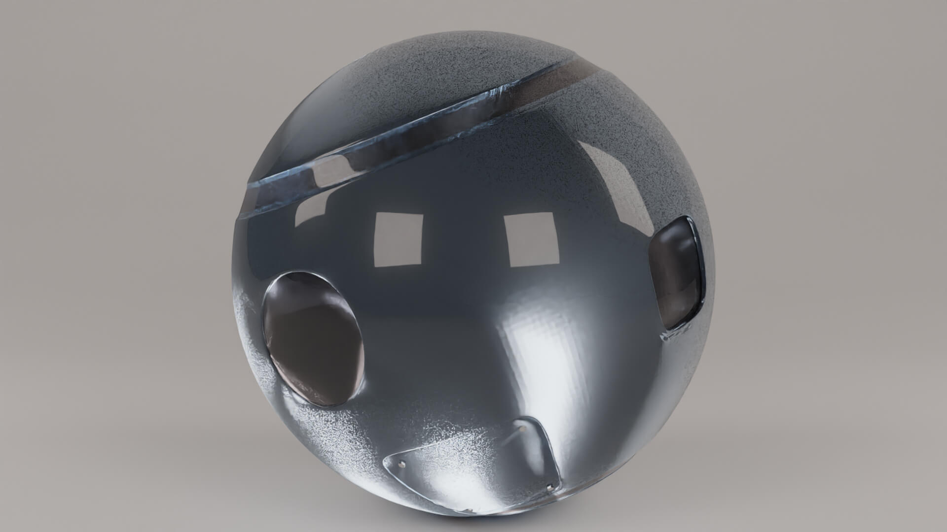 Spherical Robot - 3D Model by clickdamn