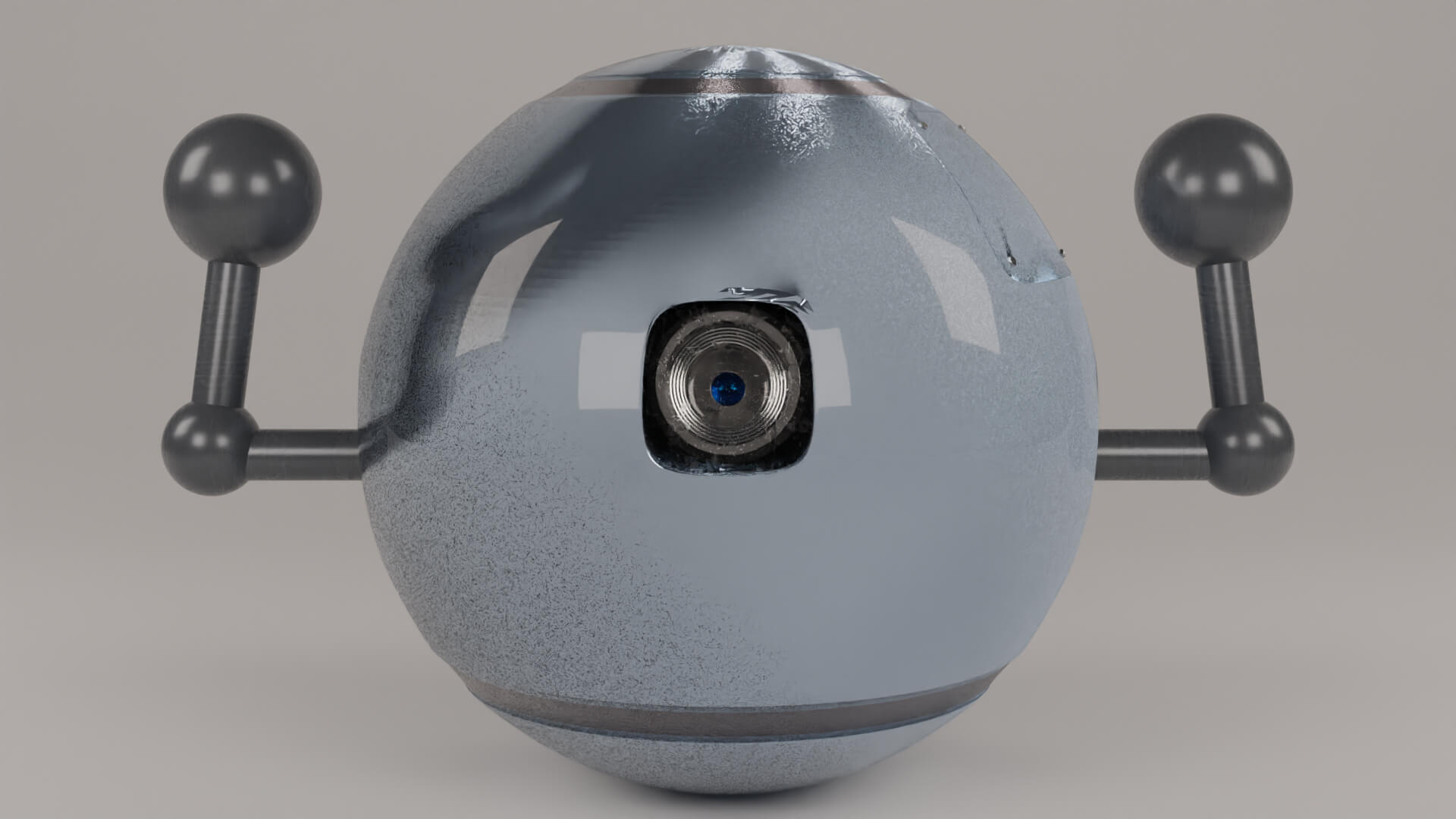 Spherical Robot - 3D Model by clickdamn