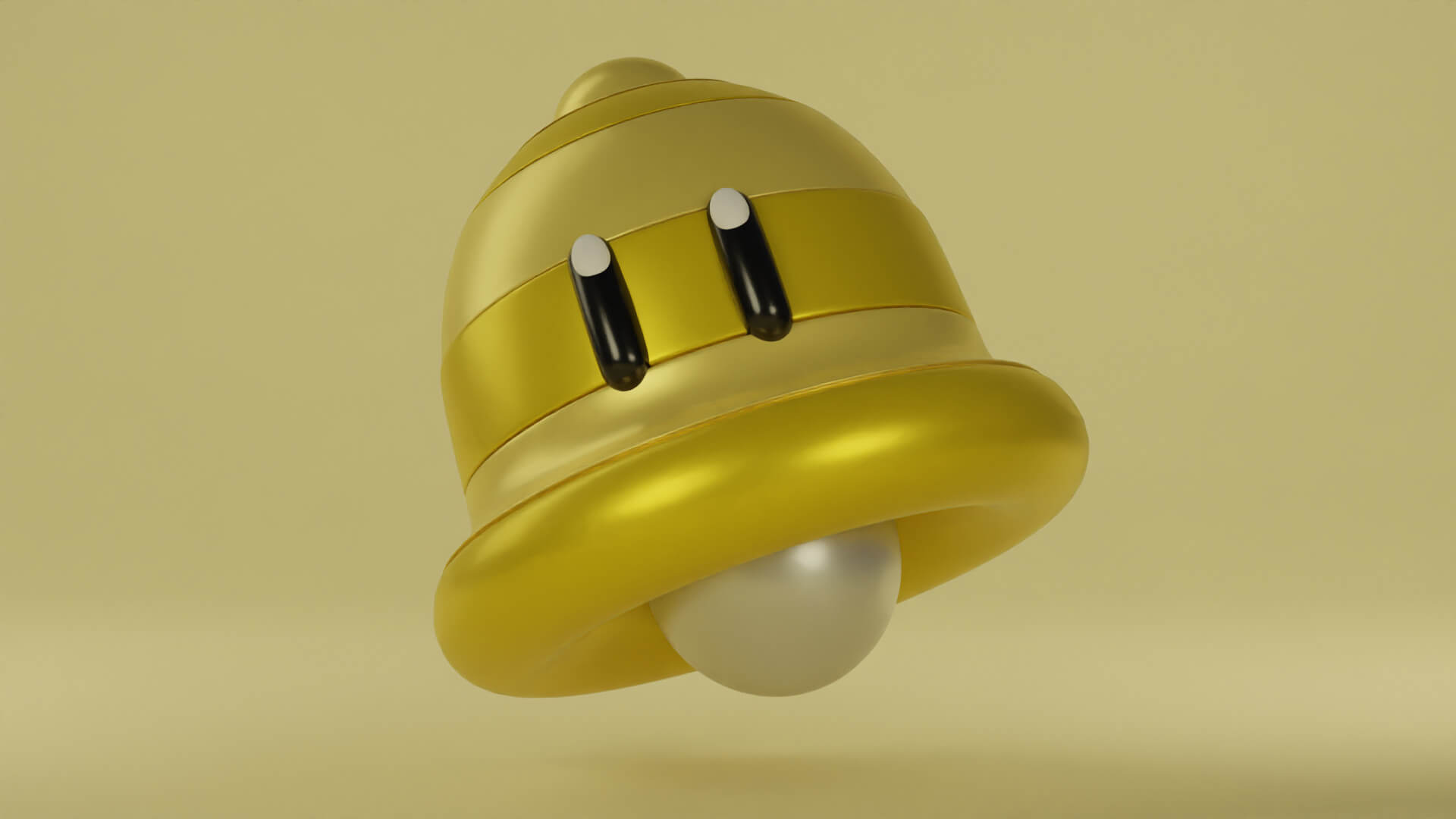Super Bell From Mario Games - 3D Model by clickdamn