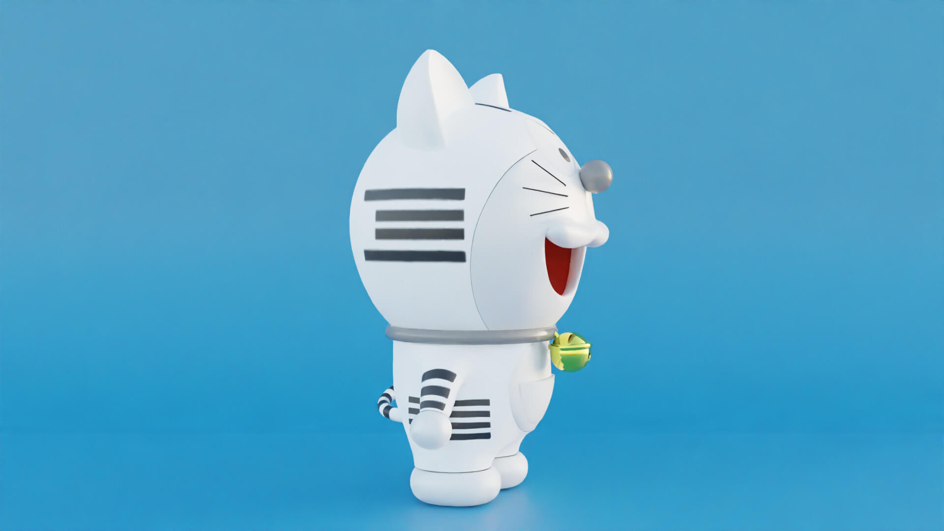 Toranomon Cat Robot From The Future - 3D Model by clickdamn