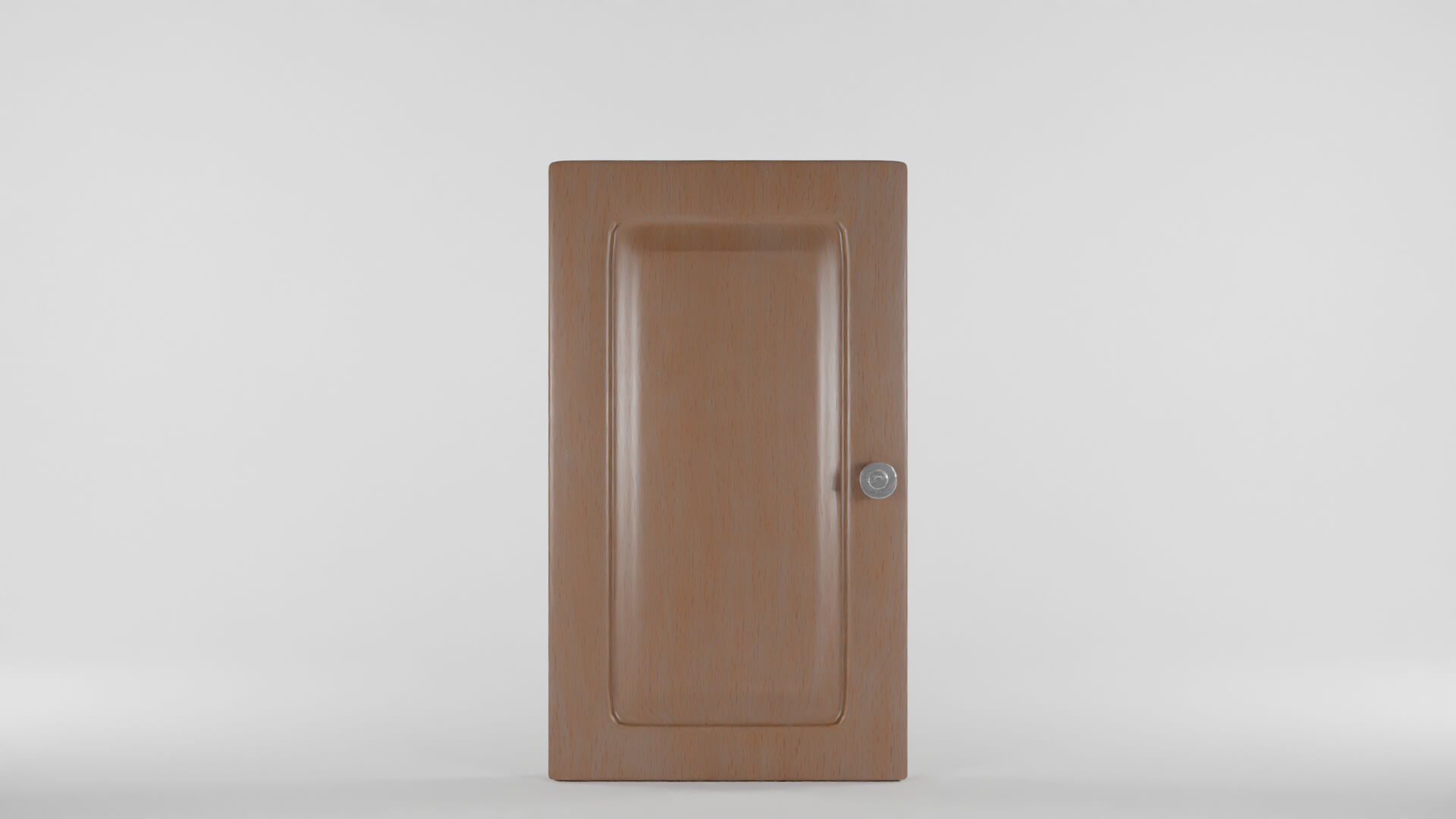 Wooden Door V2 - 3D Model by clickdamn