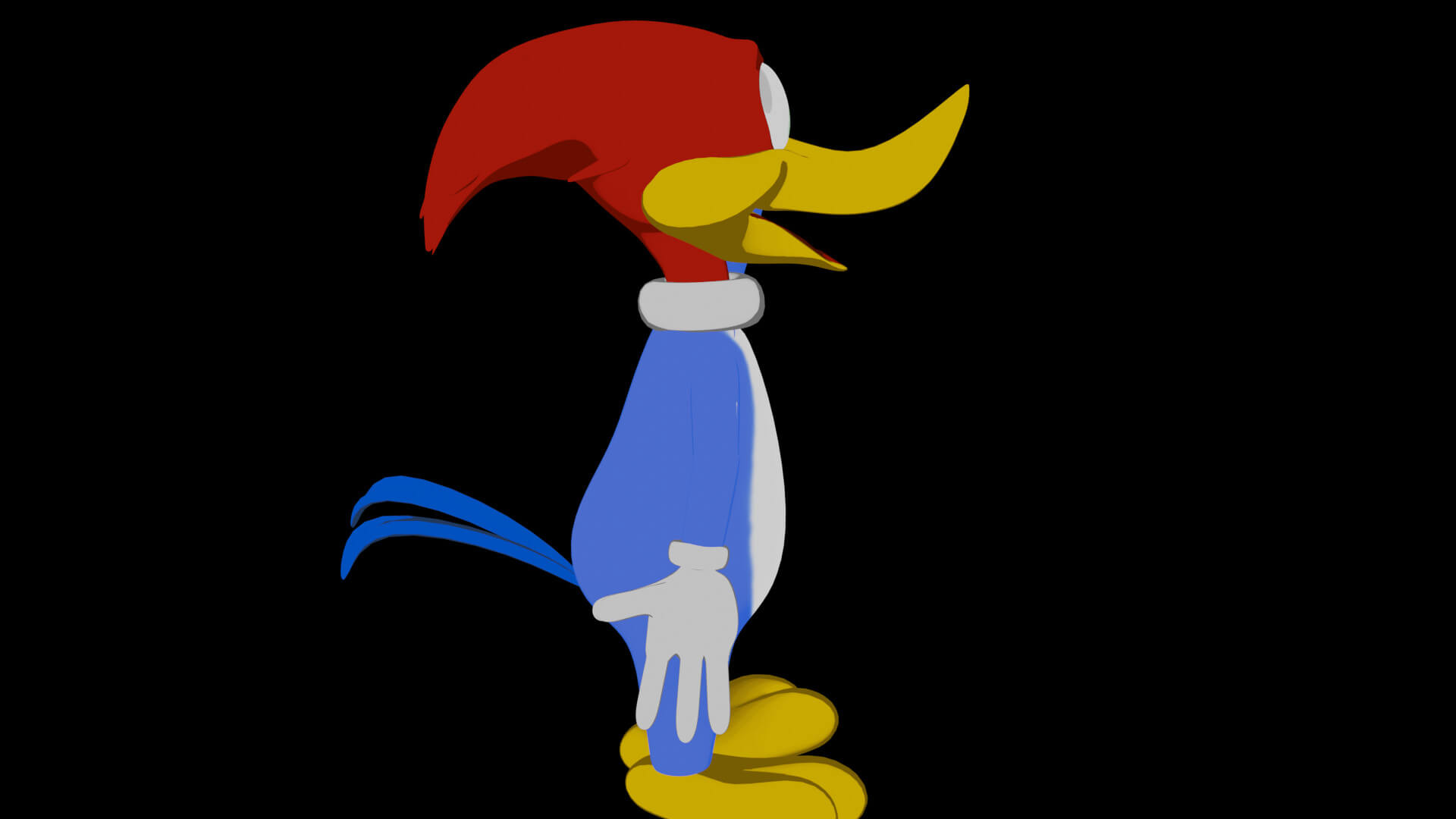 Woody Woodpecker - 3D Model by clickdamn