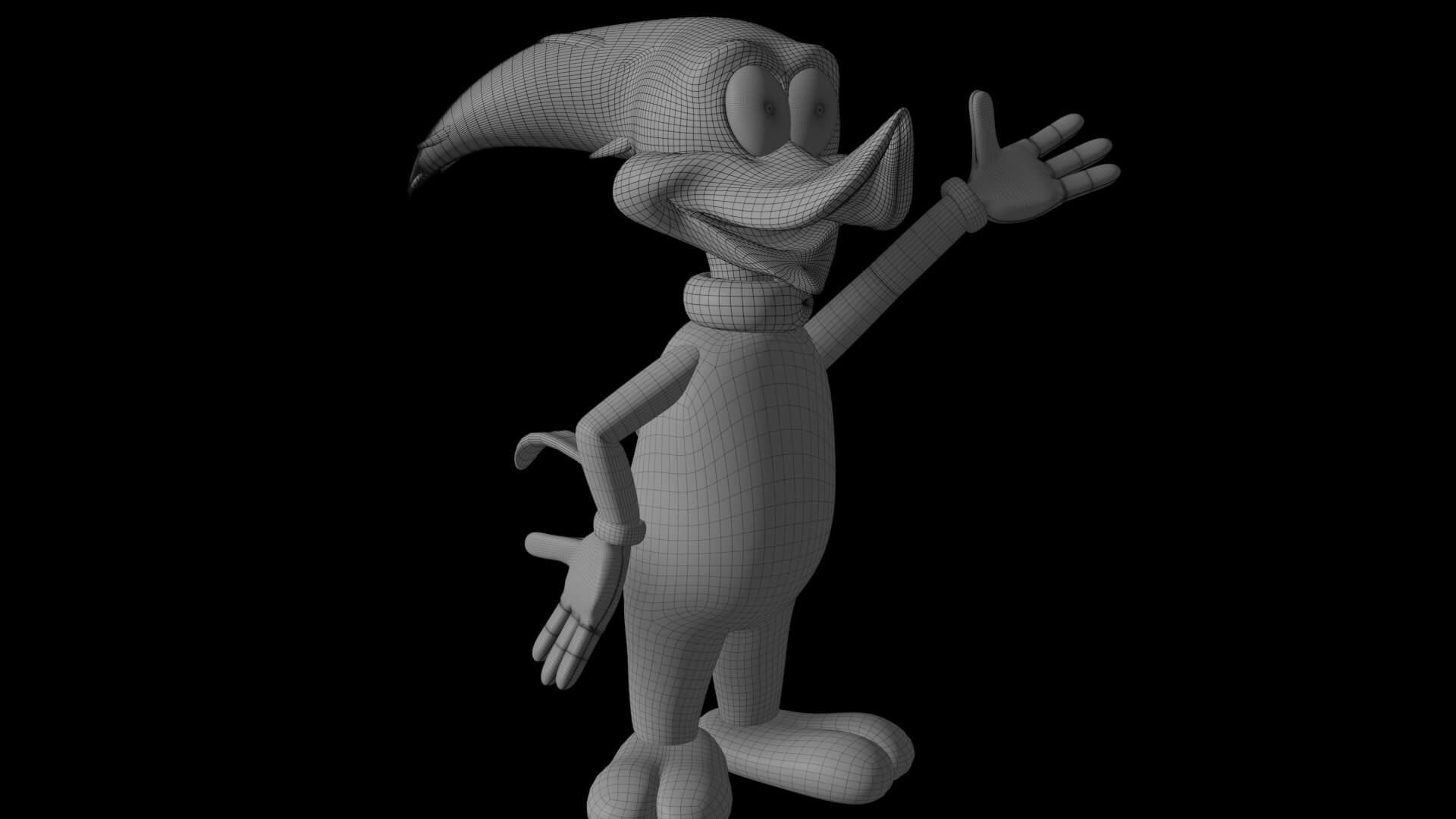 Woody Woodpecker - 3D Model by clickdamn