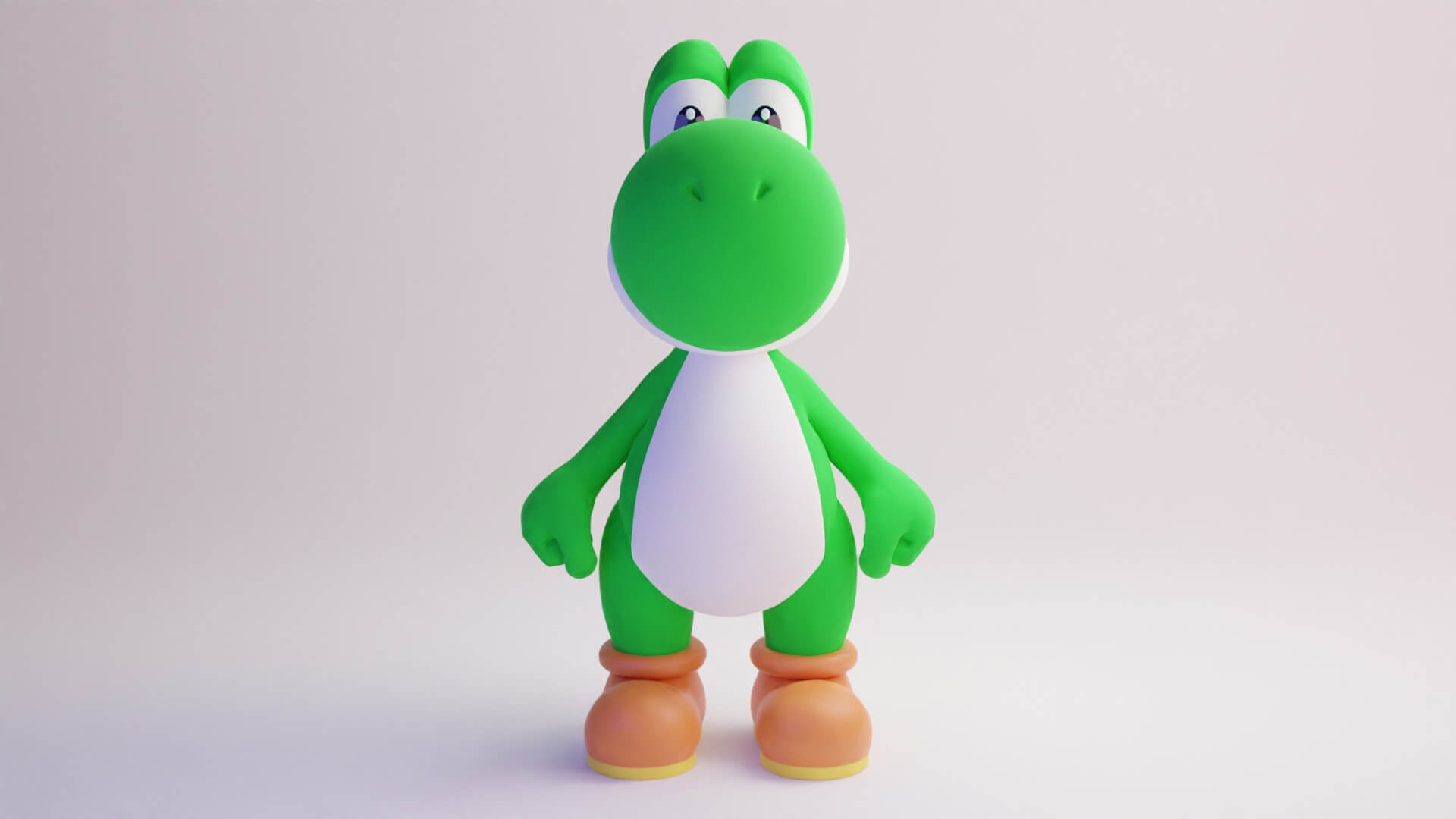 Yoshi From Super Mario - 3D Model by clickdamn
