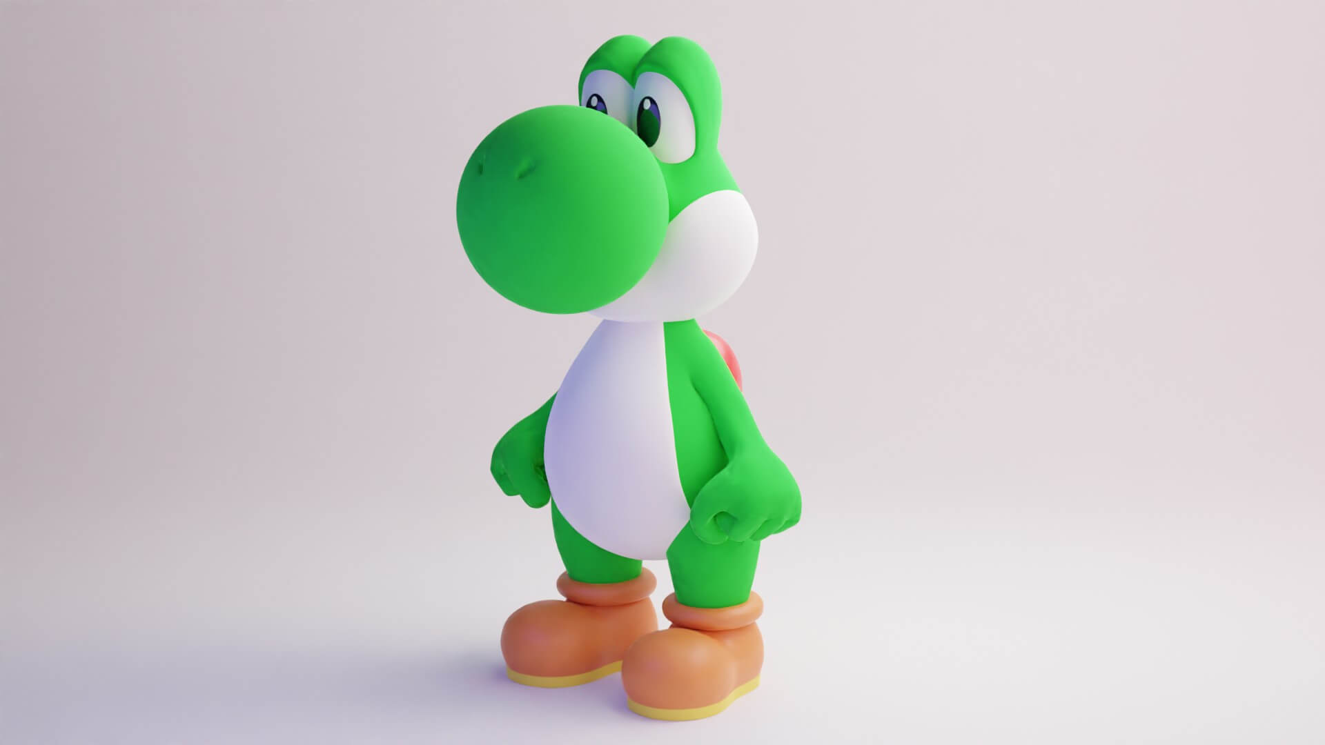 Yoshi From Super Mario - 3D Model by clickdamn