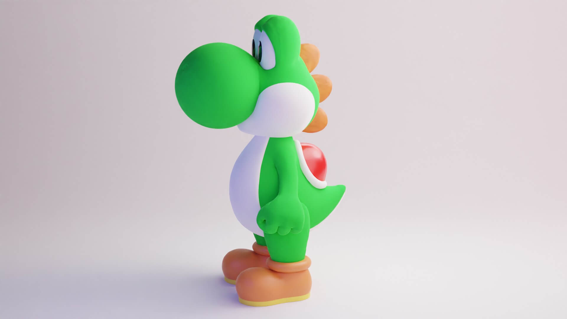 Yoshi From Super Mario - 3D Model by clickdamn
