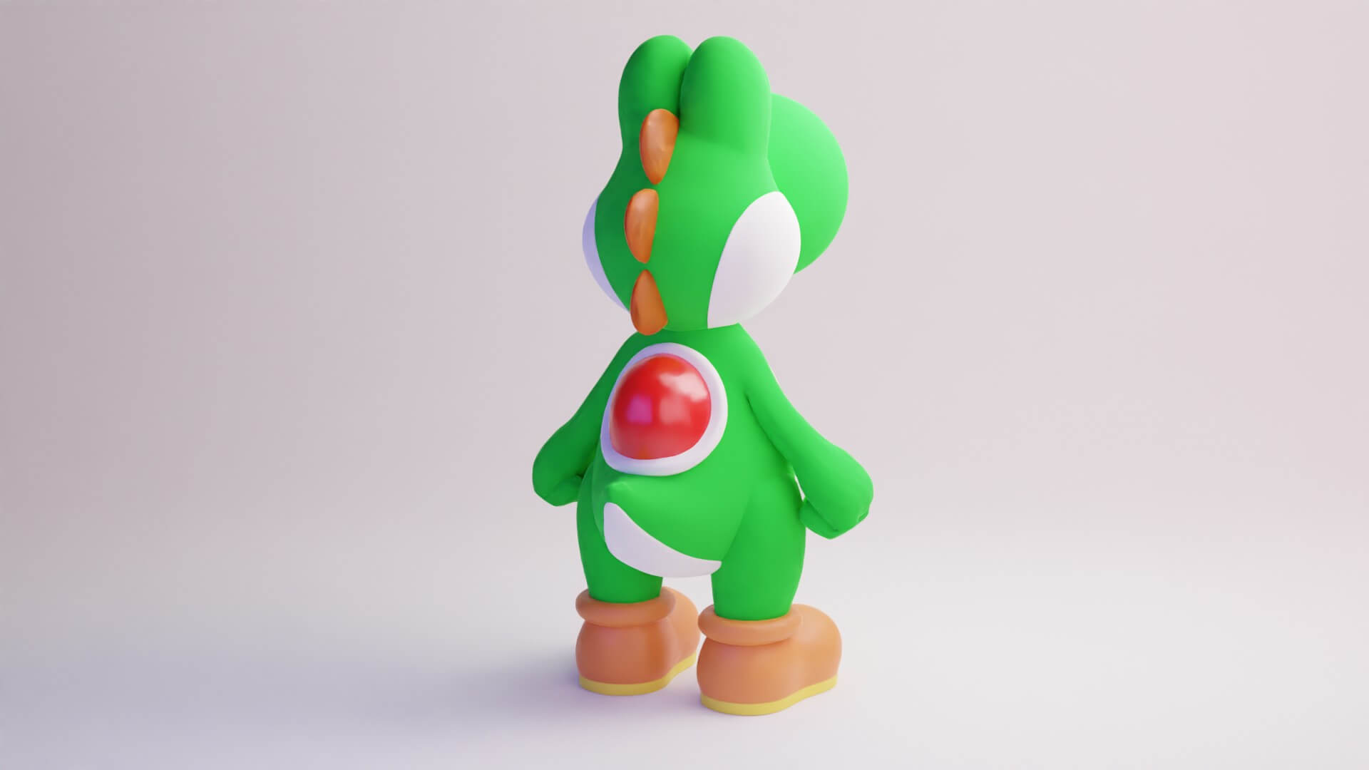 Yoshi From Super Mario - 3D Model by clickdamn