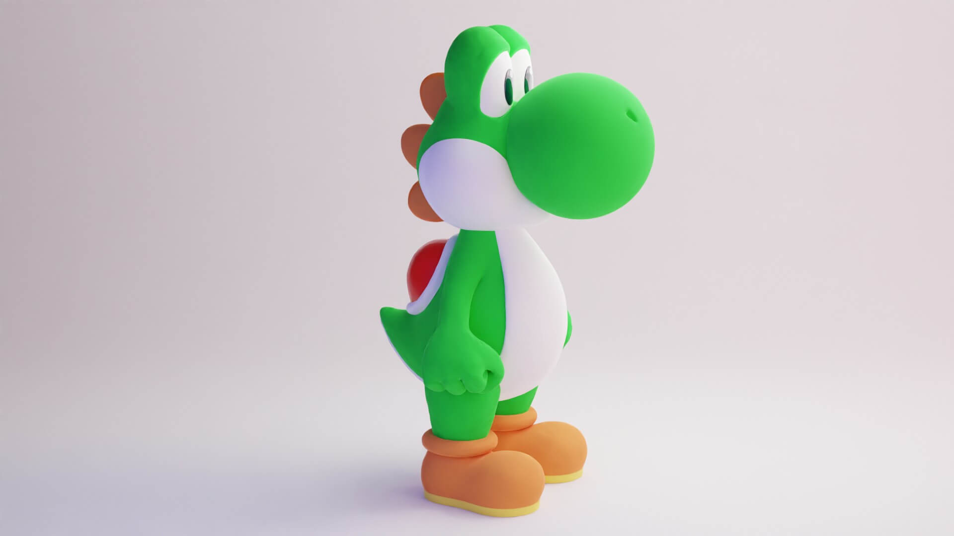 Yoshi From Super Mario - 3D Model by clickdamn