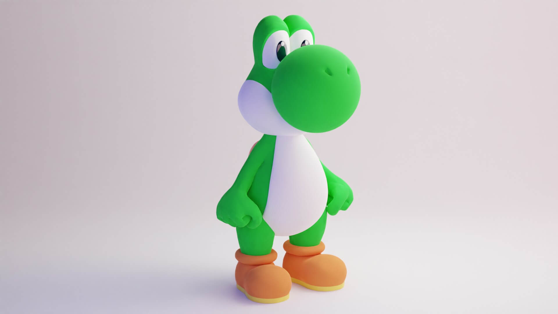 Yoshi From Super Mario - 3D Model by clickdamn