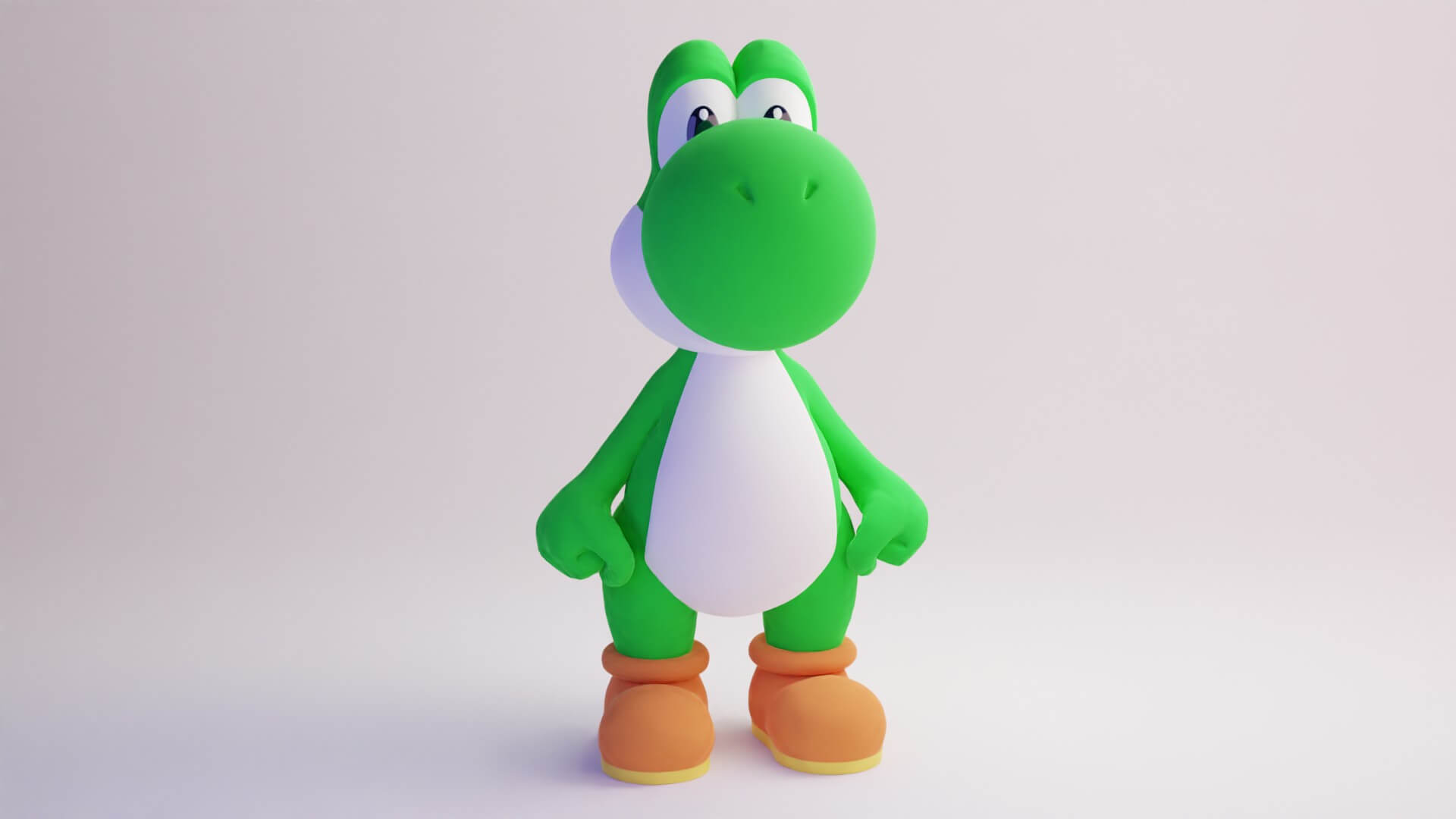 Yoshi From Super Mario - 3D Model by clickdamn