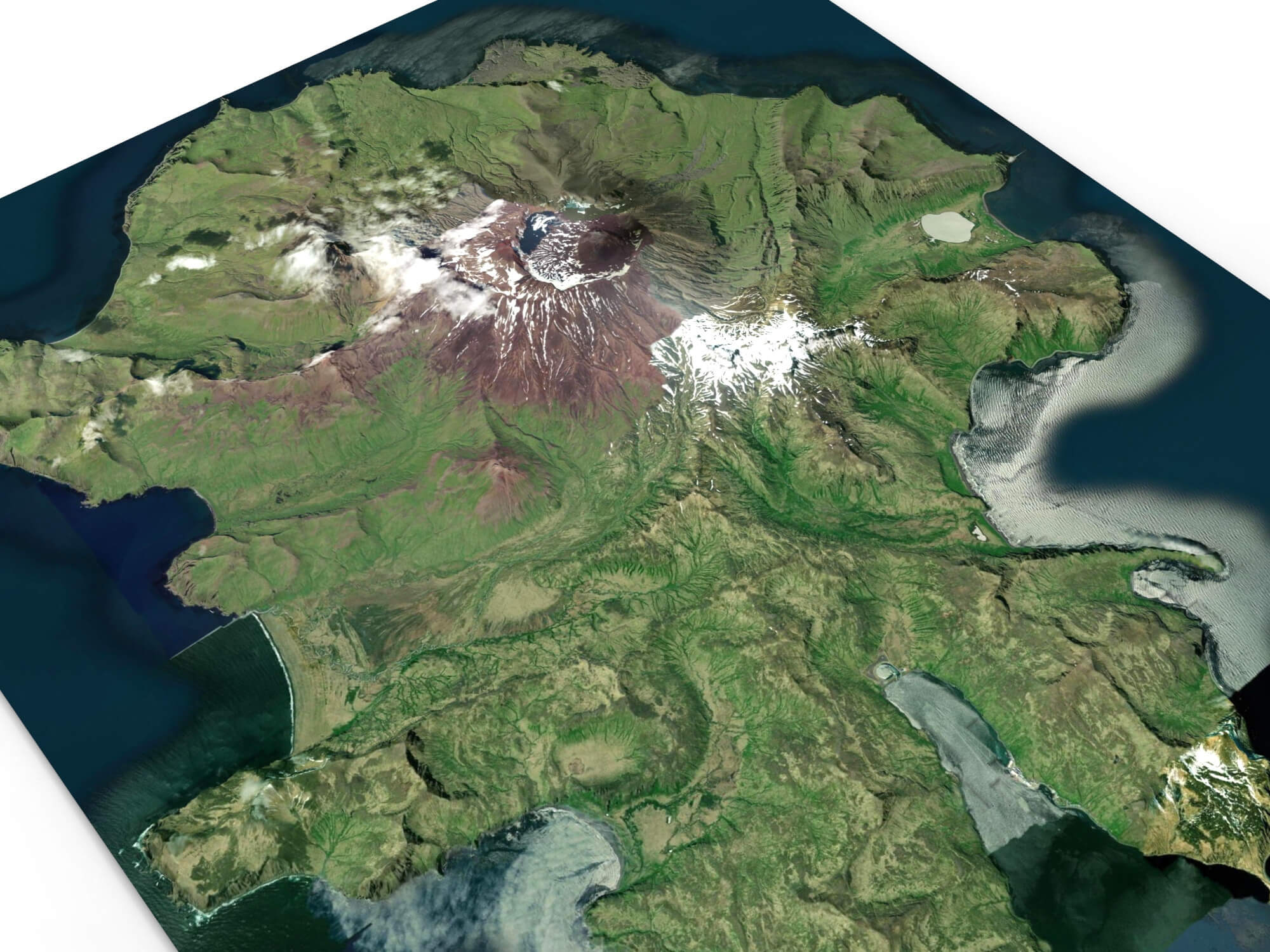 Akutan Island Alaska USA - 3D Model by clickshop3d