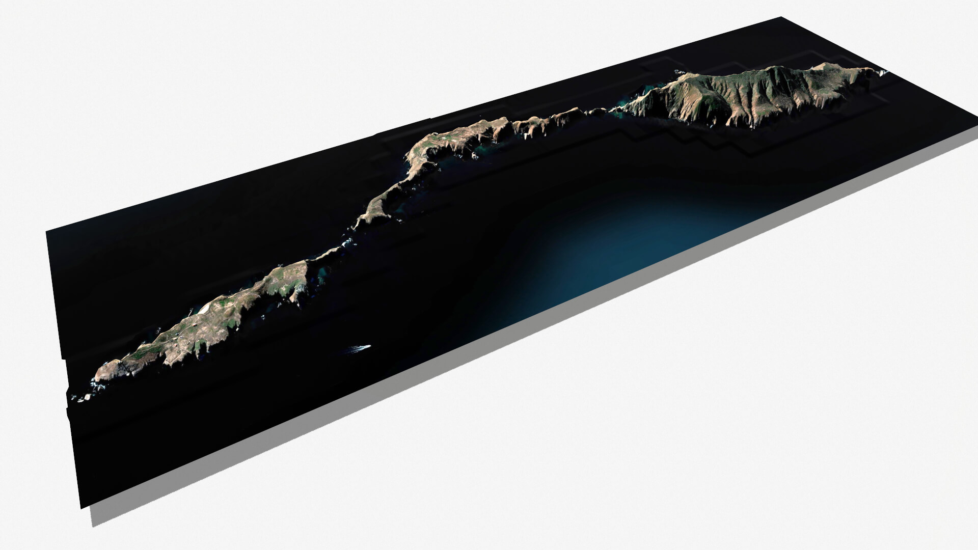 Anacapa Island California USA - 3D Model by clickshop3d