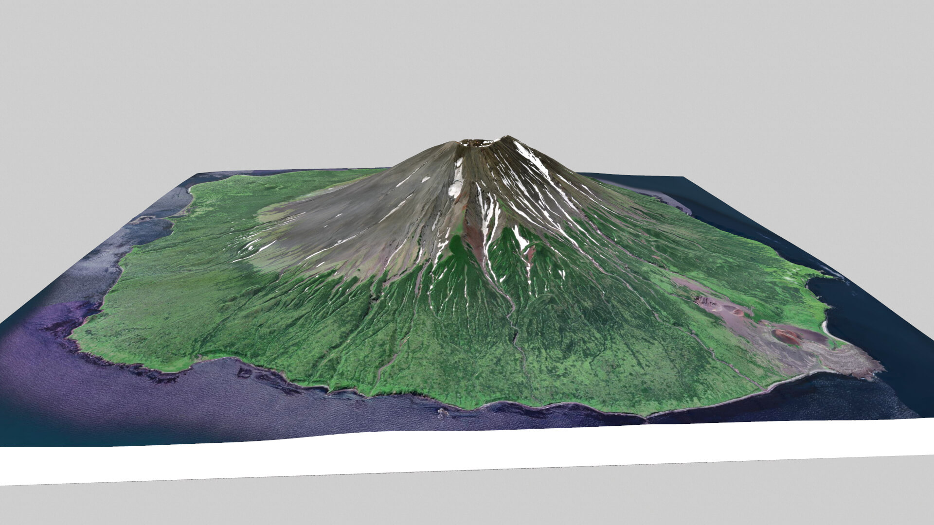 Atlasov Islandc Kuril Islands - 3D Model by clickshop3d