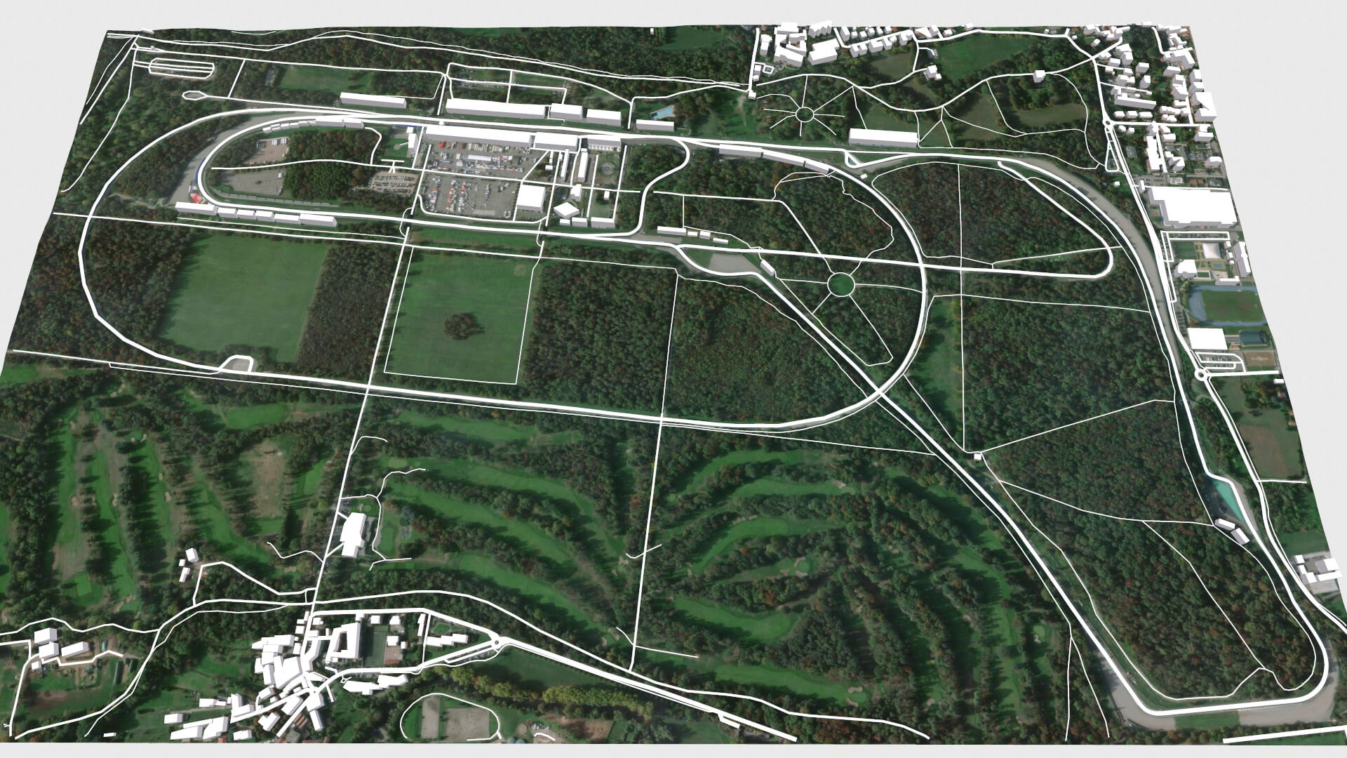 Autodromo Nazionale Monza Italy - 3D Model by clickshop3d